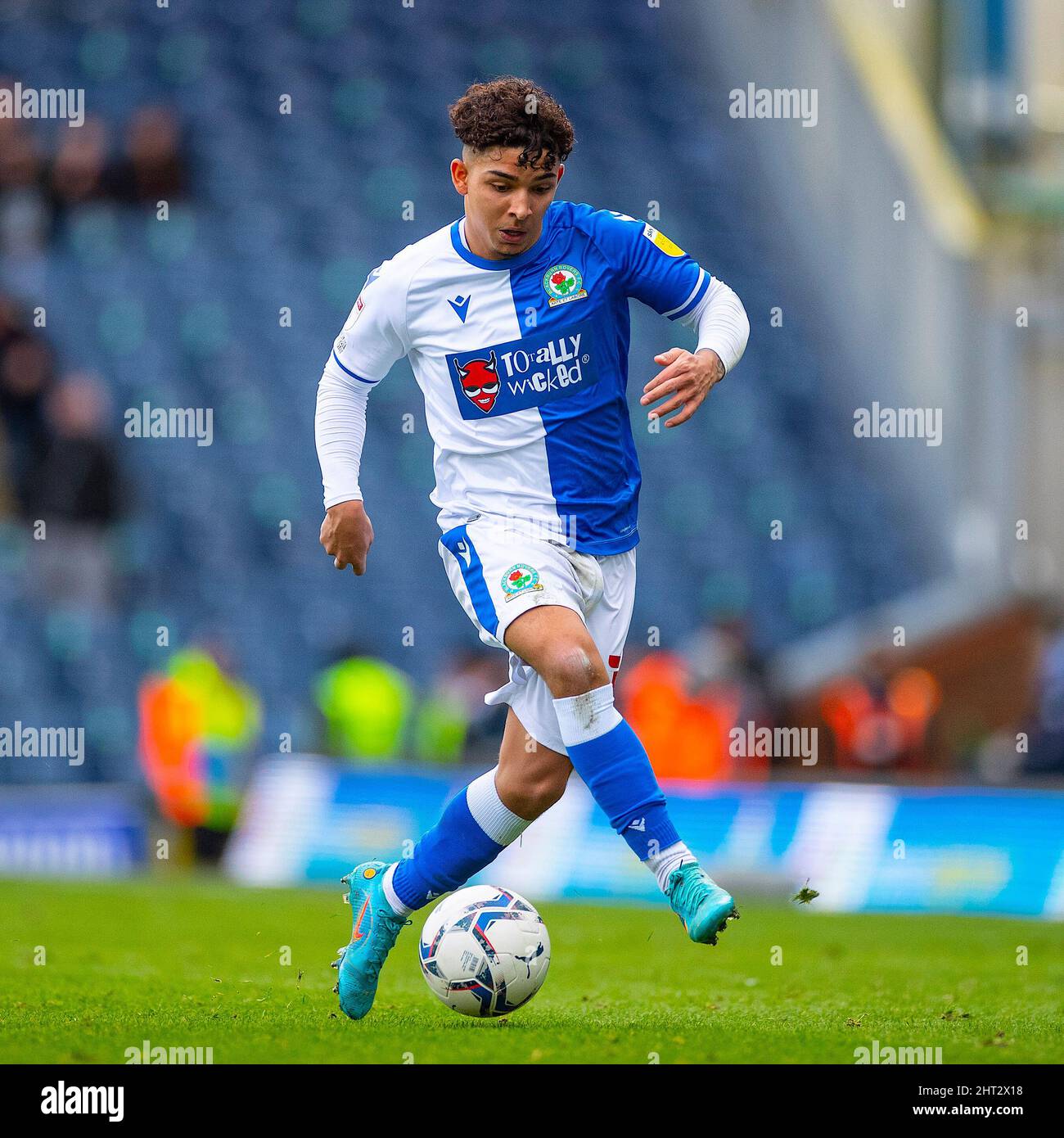 #Tyrhys Dolan #10 of Blackburn Rovers in action Stock Photo - Alamy