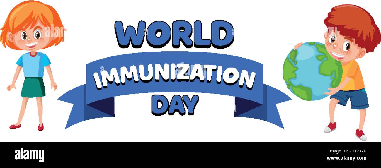 World immunization day banner design illustration Stock Vector Image ...