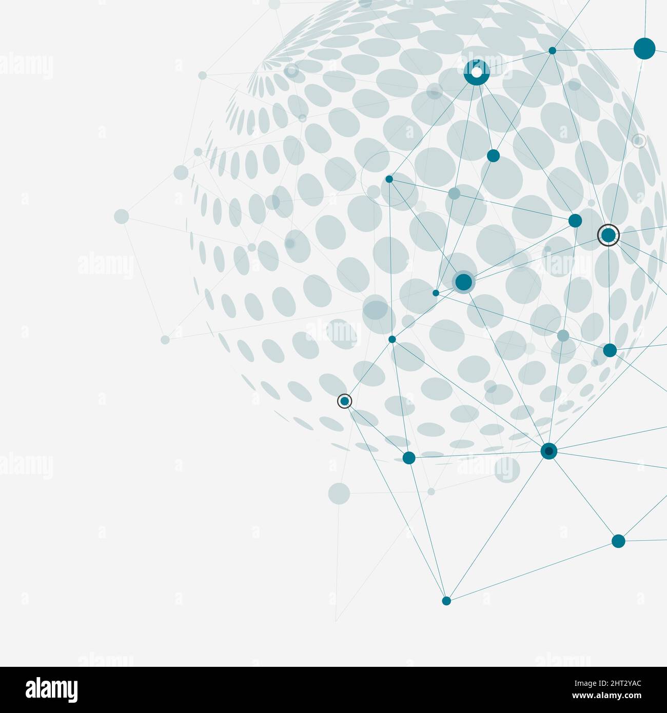Dot circle tech symbol hi-res stock photography and images - Alamy
