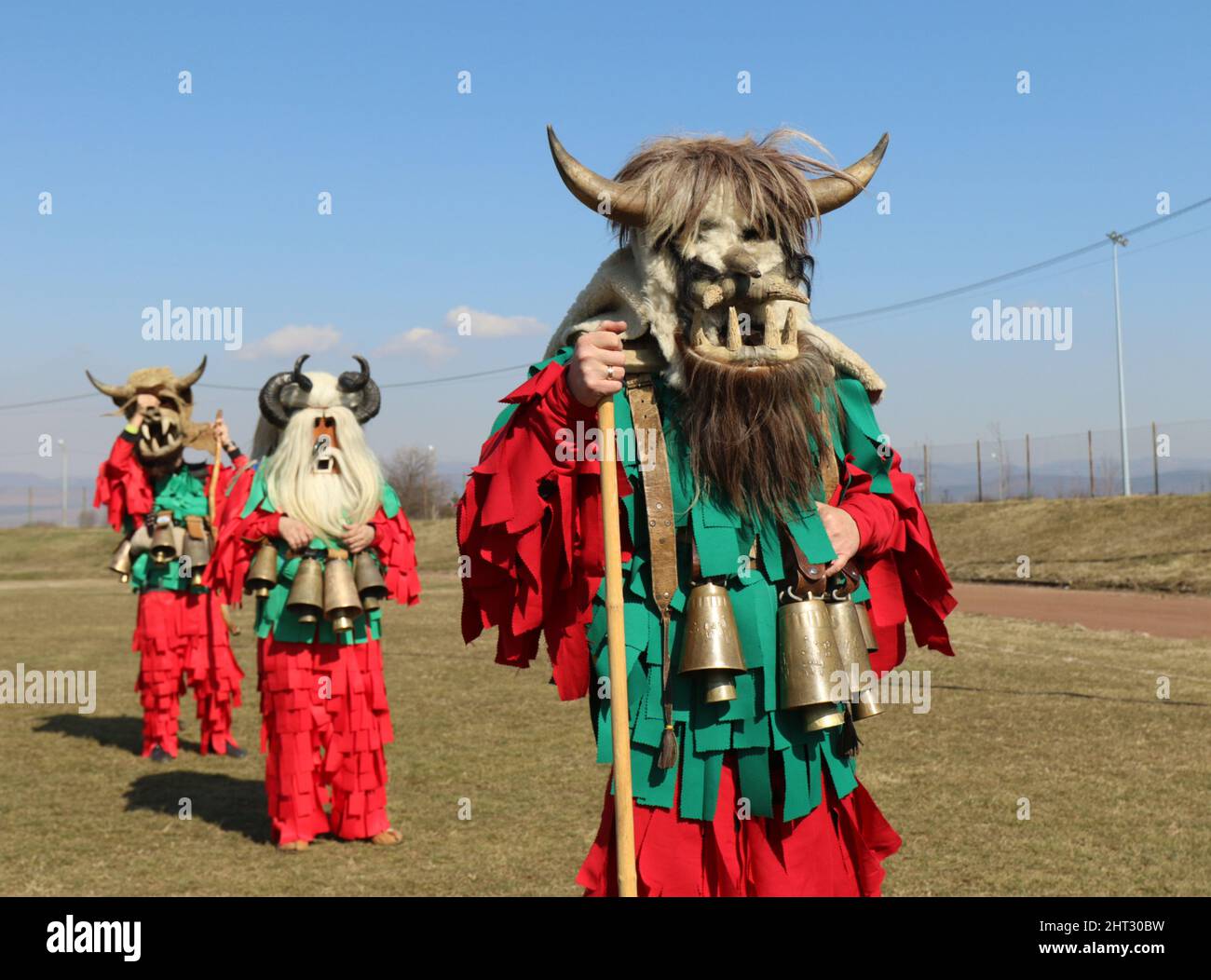 Masquerade festival in Elin Pelin, Bulgaria Stock Photo - Alamy