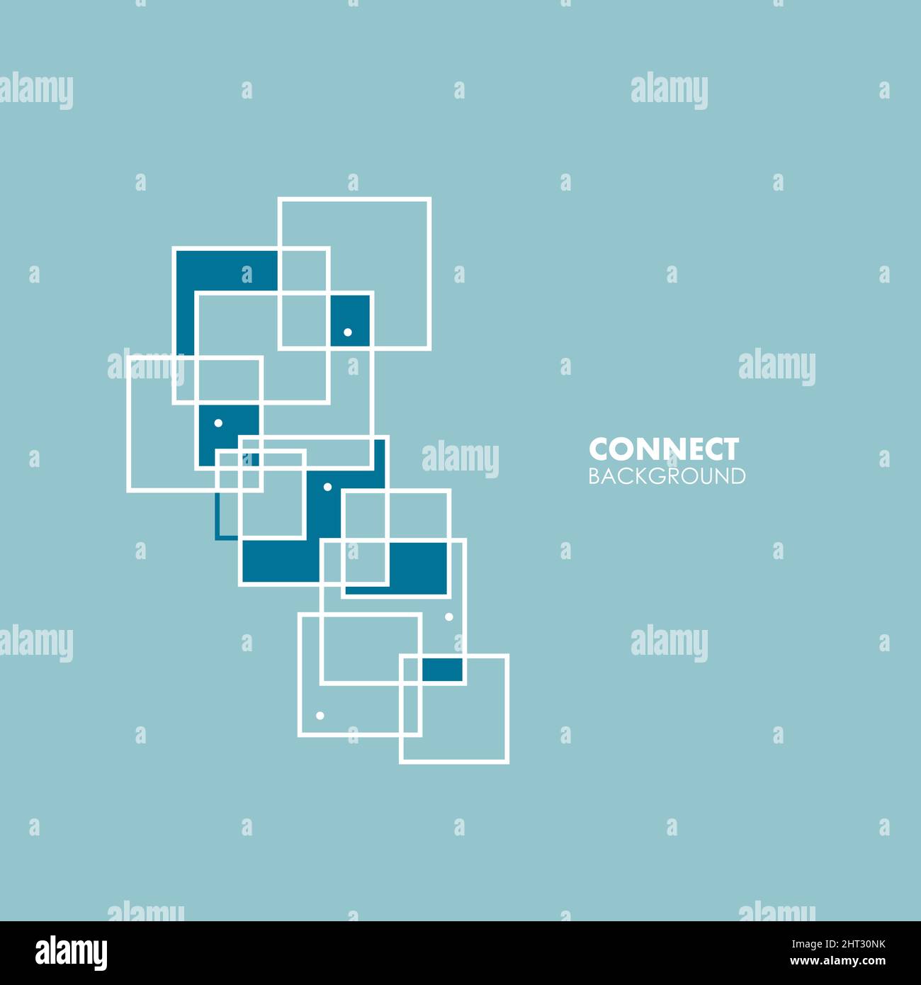 Overlapping squares background. Vector illustration Stock Vector Image ...