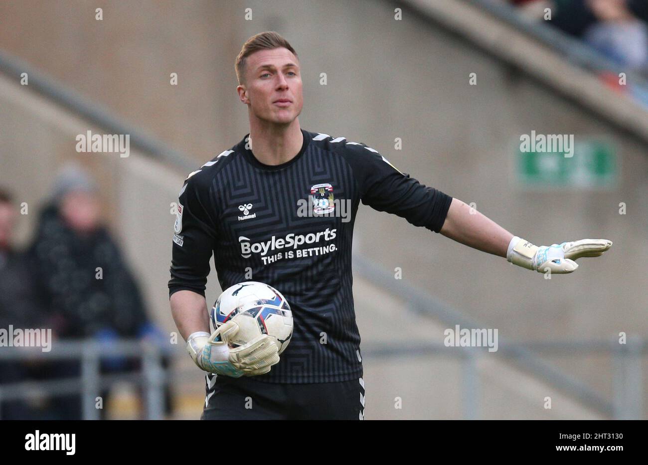 Coventry City goalkeeper Simon Moore during the Sky Bet Championship ...