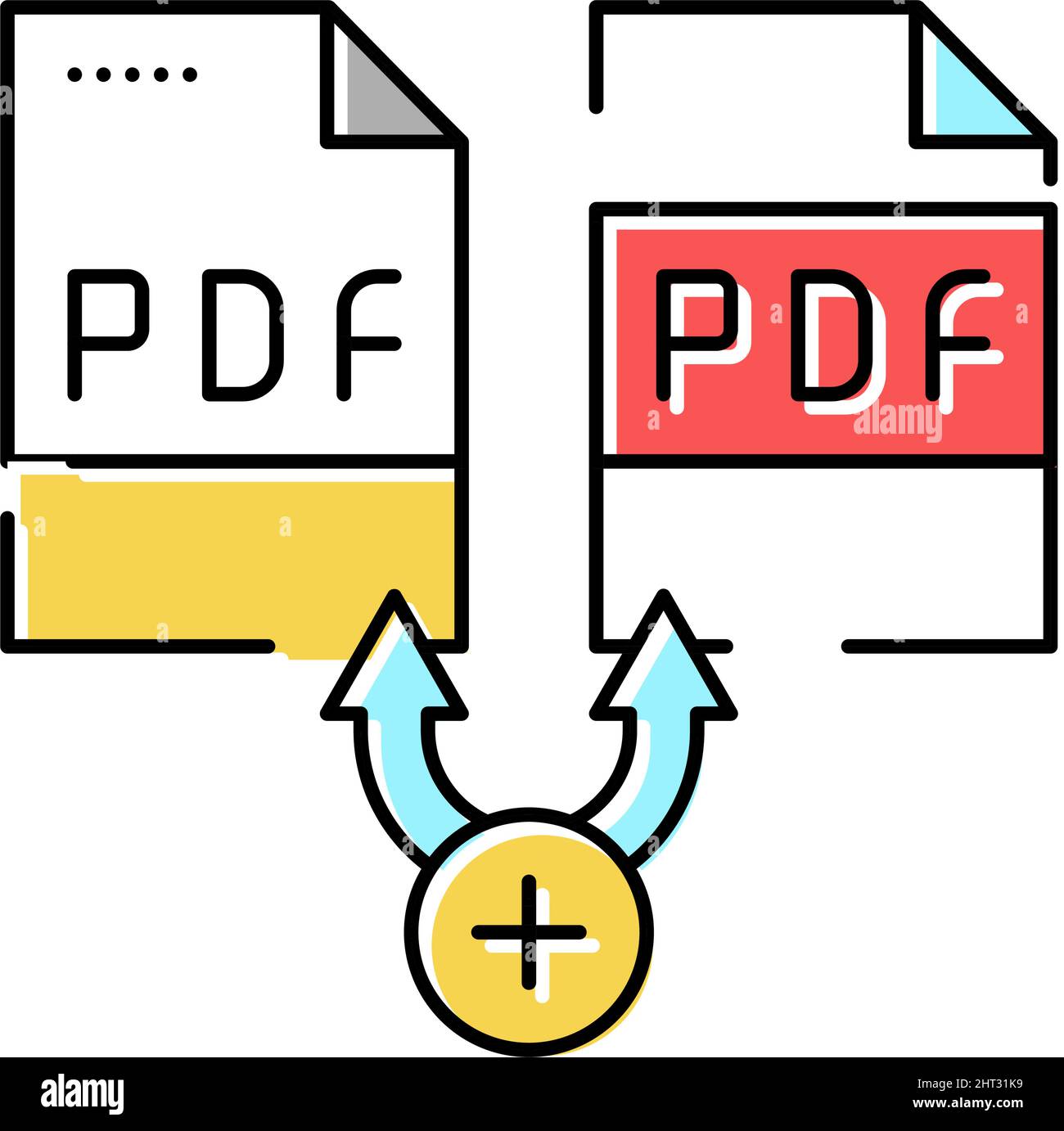 Printing pdf Stock Vector Images - Alamy