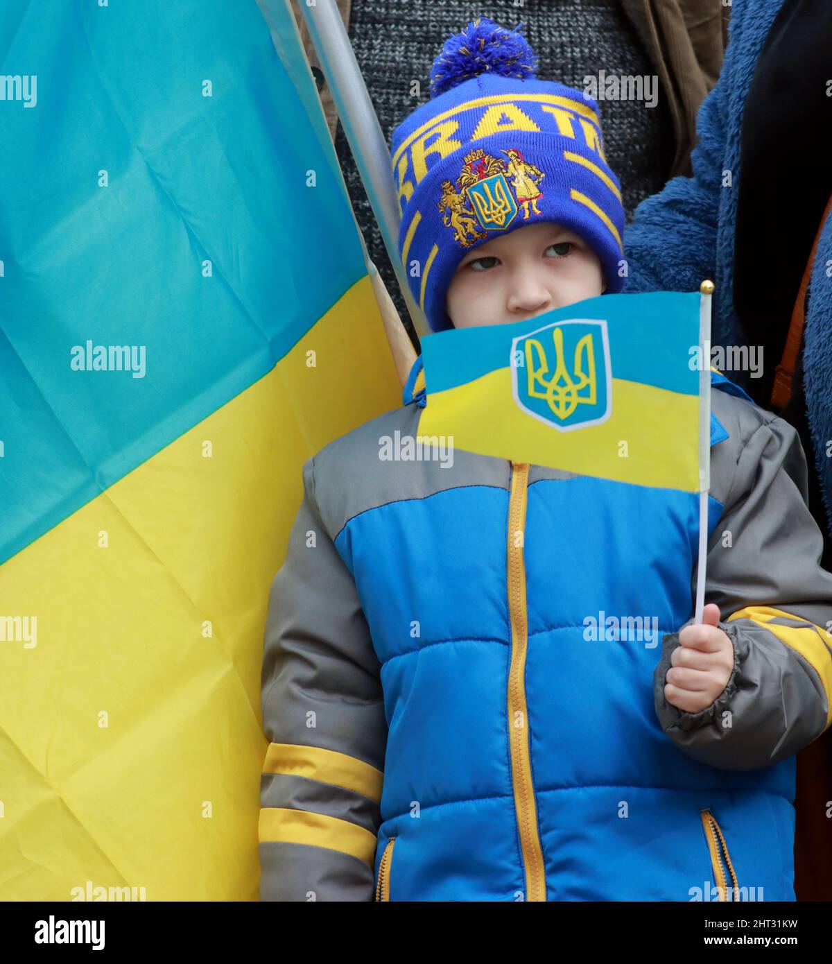 Raleigh, North Carolina, USA. 26th Feb, 2022. 5-year-old NICHOLAS ...