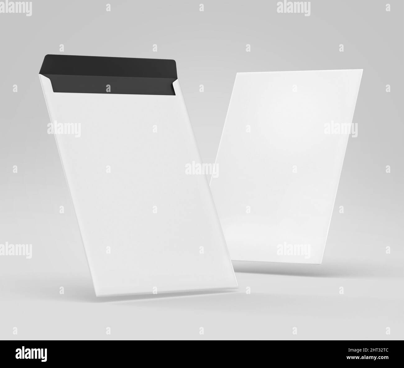Envelope C4 Mockup 3D Rendering Stock Photo - Alamy