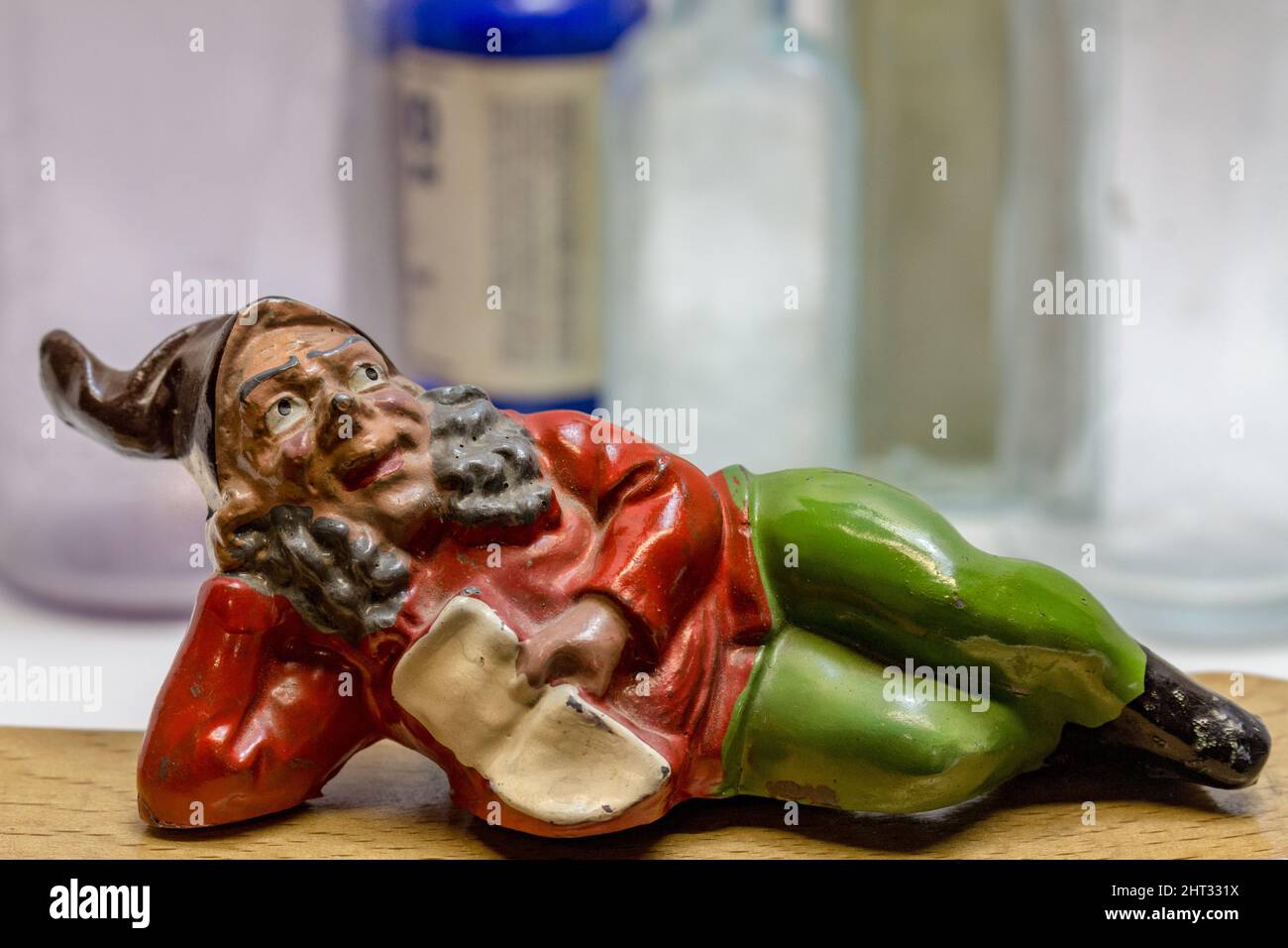 Antique Cast Iron Elf Stock Photo - Alamy