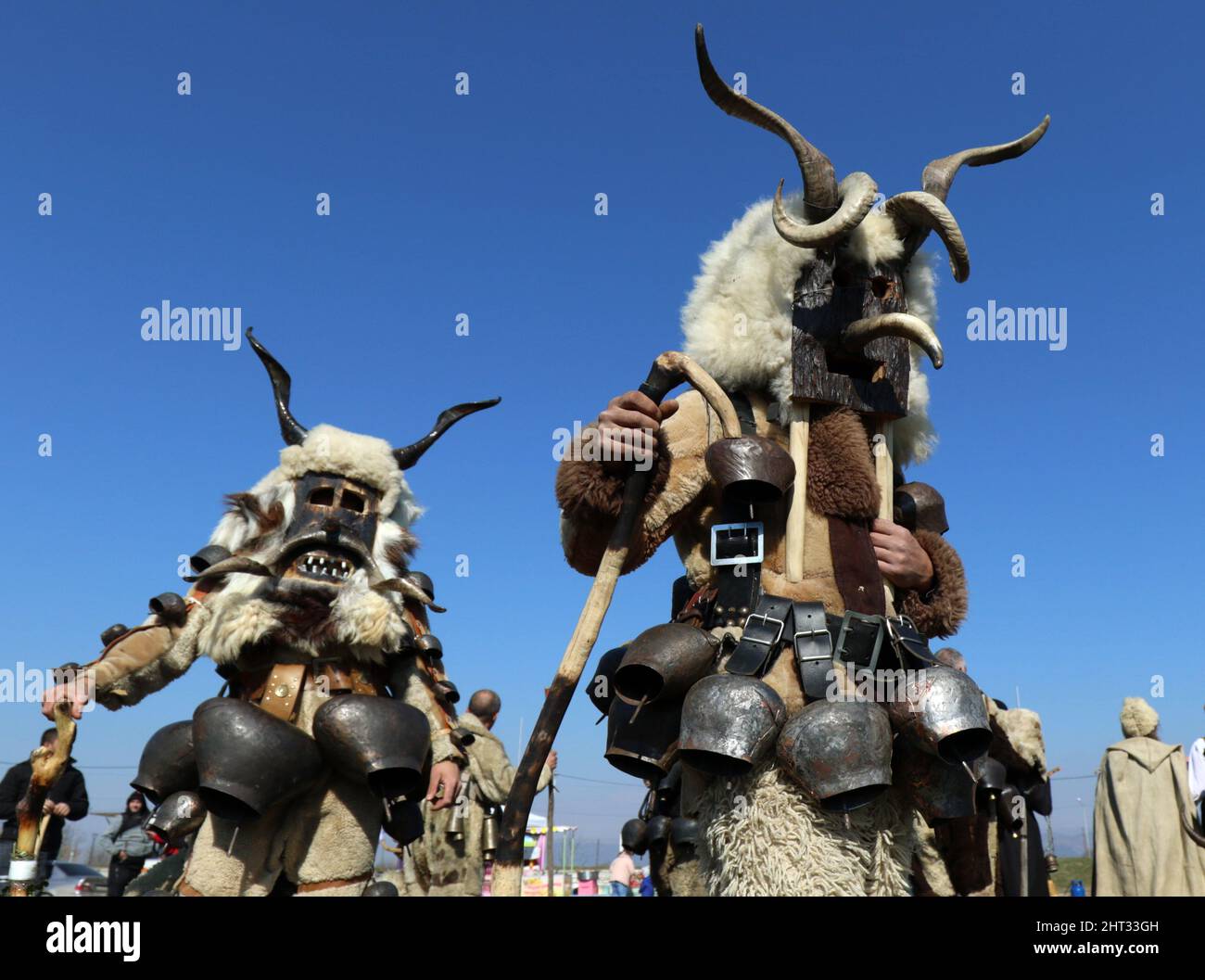 Masquerade festival in Elin Pelin, Bulgaria Stock Photo - Alamy