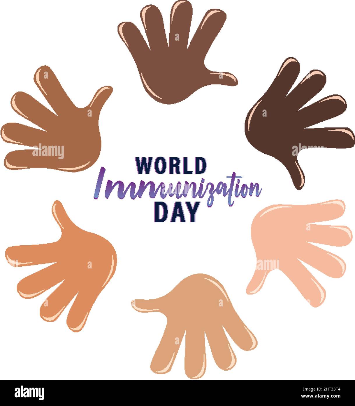 Poster design for world immunization day illustration Stock Vector ...