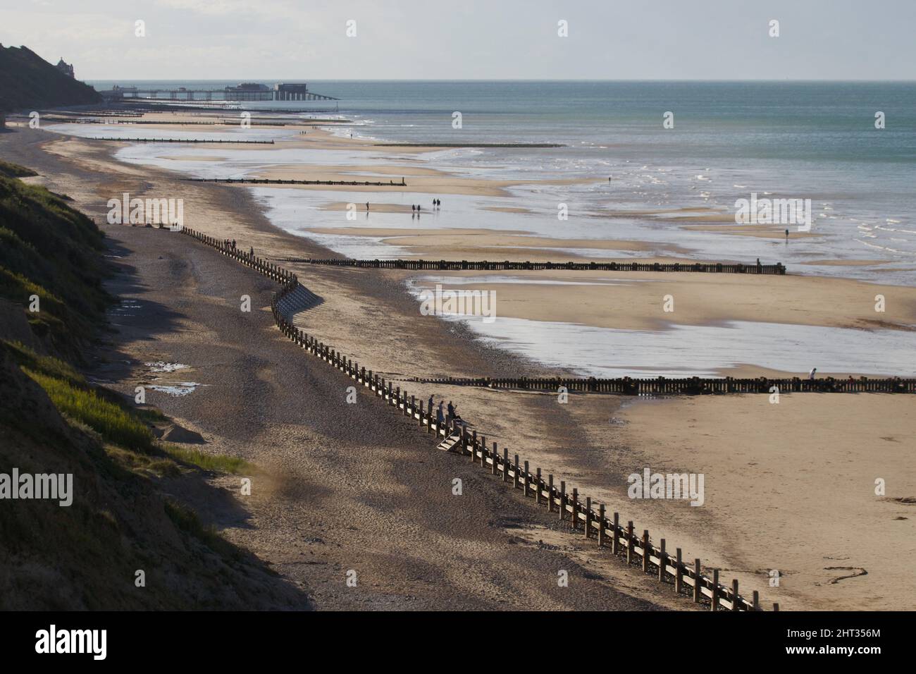 Closeup of a sandy beach on a sunny day Stock Photo - Alamy