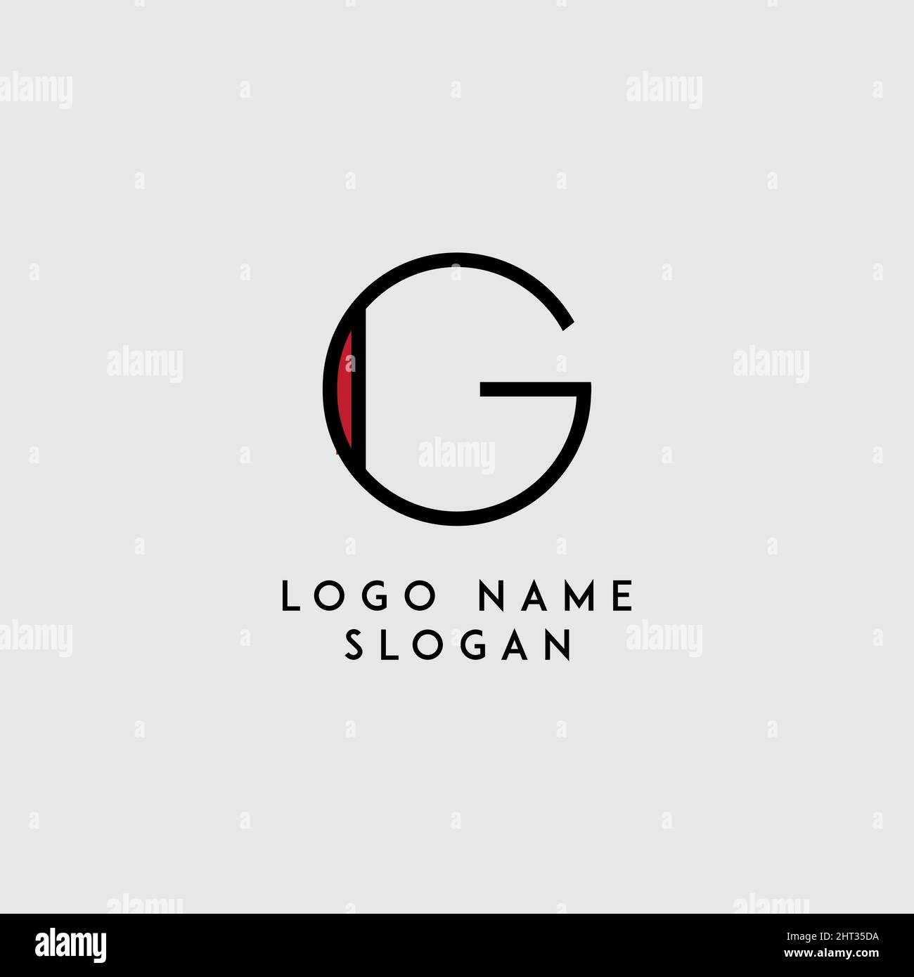 Colorful minimal initial letter G logo icon Stock Vector Image & Art ...