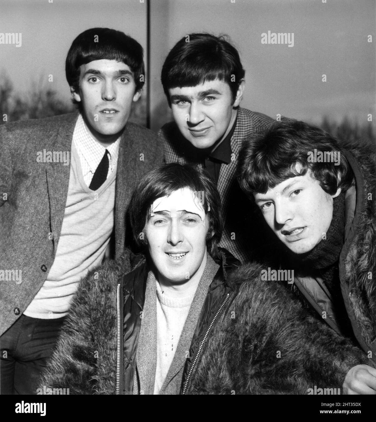 The Spencer Davis Group. l-r Muff Winwood, Pete York (centre back ...