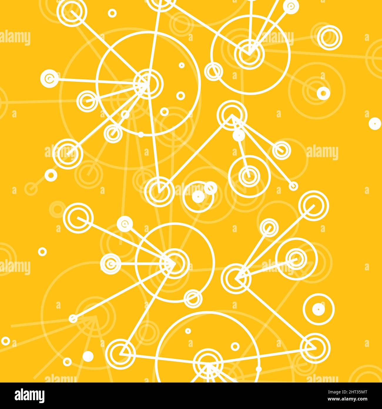 Illustration of molecular level scientific experiment Stock Vector ...