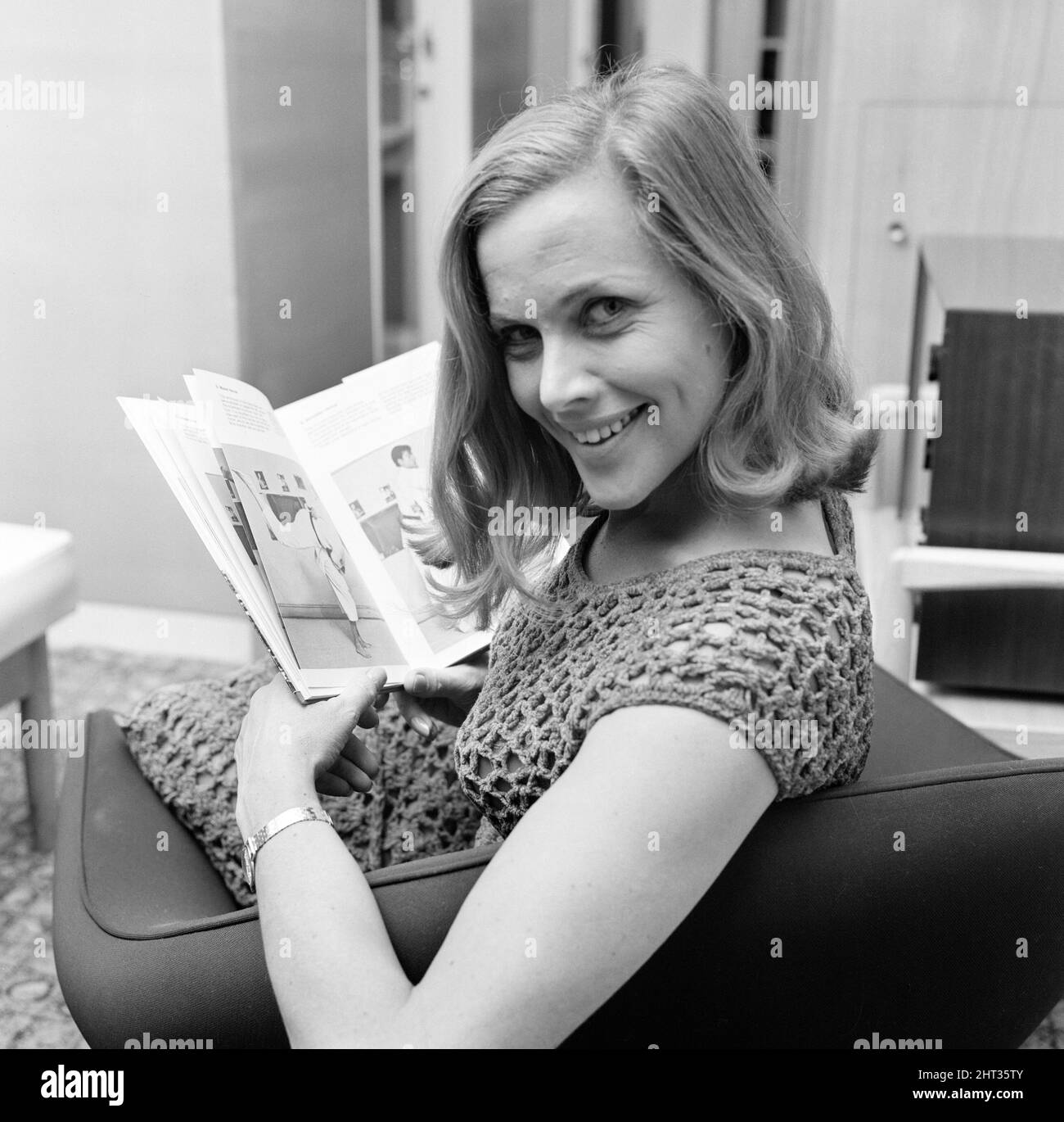 Honor Blackman, actress, in Manchester to launch her book on self ...