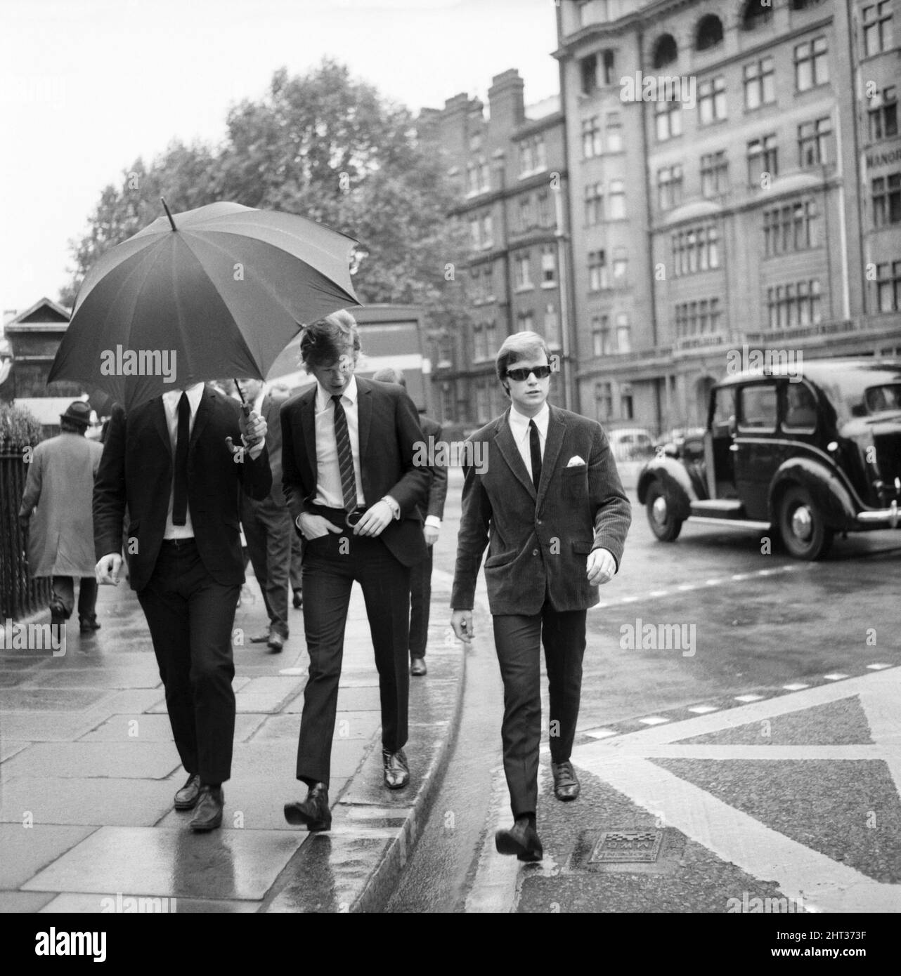 Rolling Stones: manager Andrew Loog Oldham and his chauffeur Reg Stiles ...