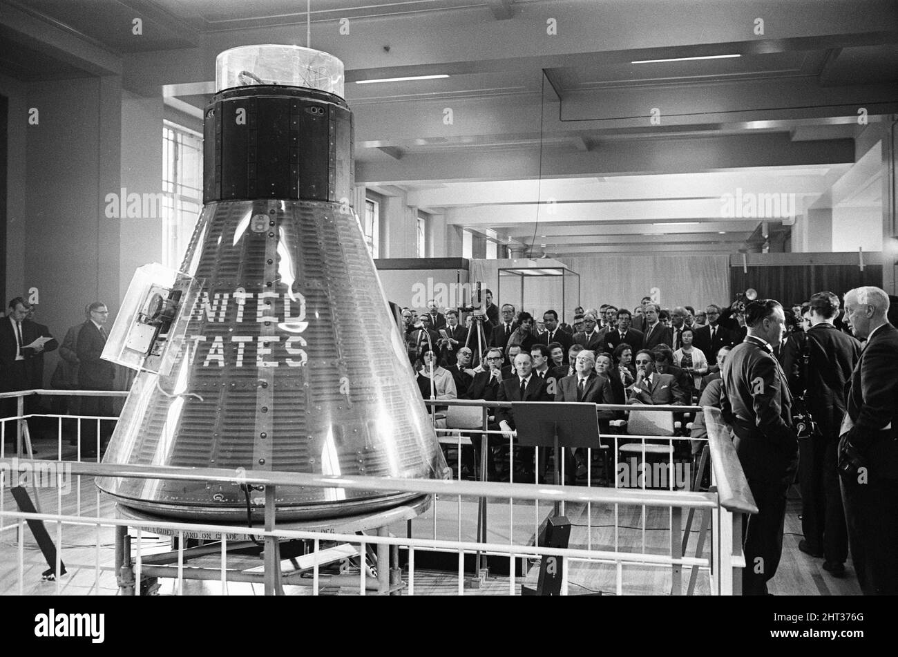 Mercury spacecraft Friendship 7 at the Science Museum, London, October ...