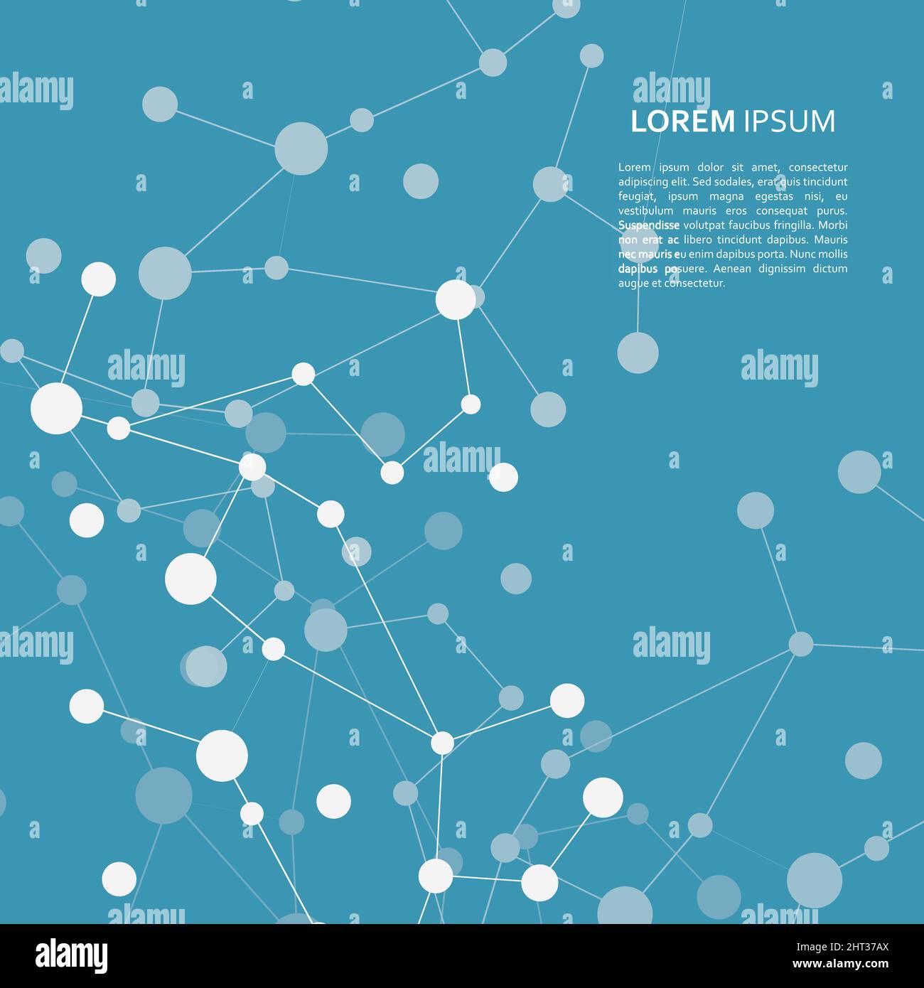 Molecule structure vector background Stock Vector Image & Art - Alamy
