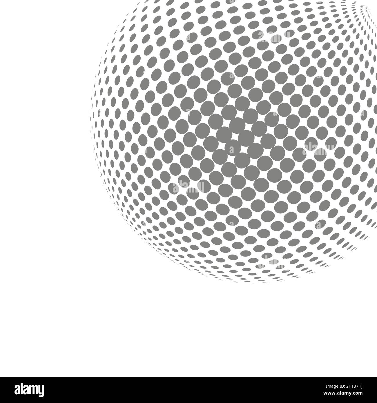 Abstract halftone effect 3d sphere Stock Vector Image & Art - Alamy