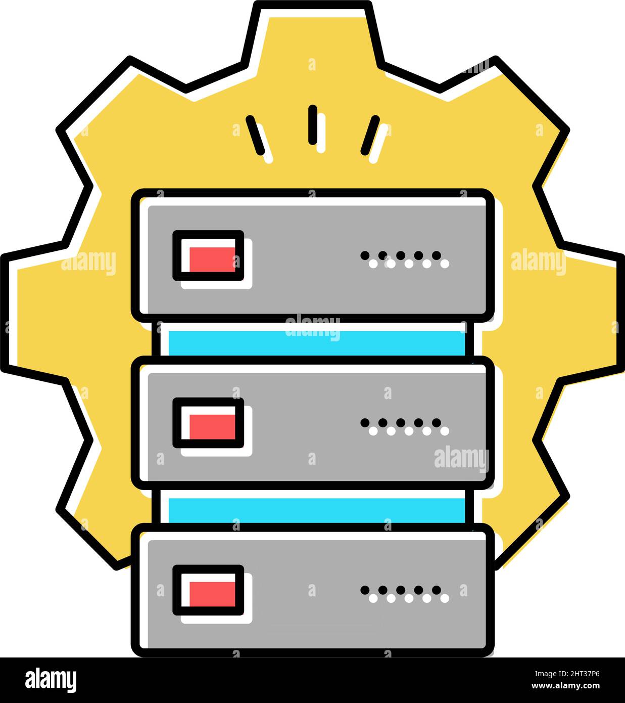 Servers work service line hi-res stock photography and images - Alamy