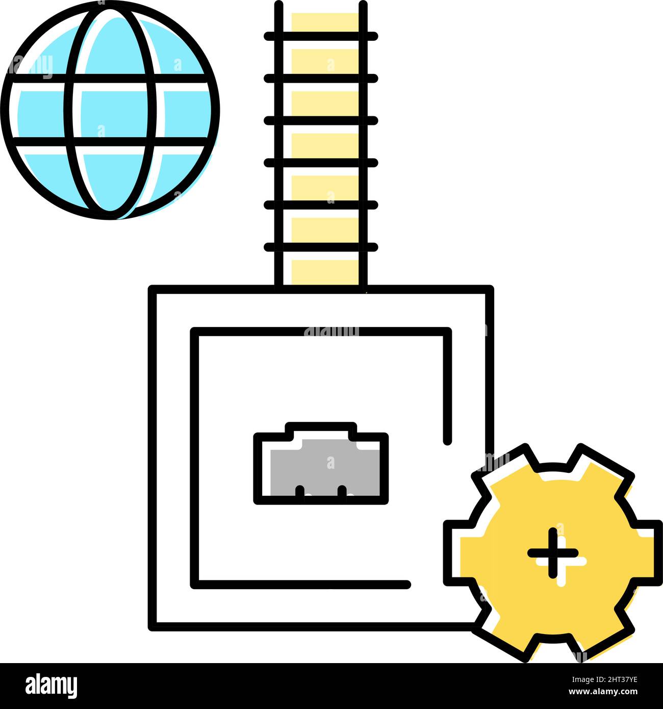 electrical fuse color icon vector illustration Stock Vector Image & Art ...