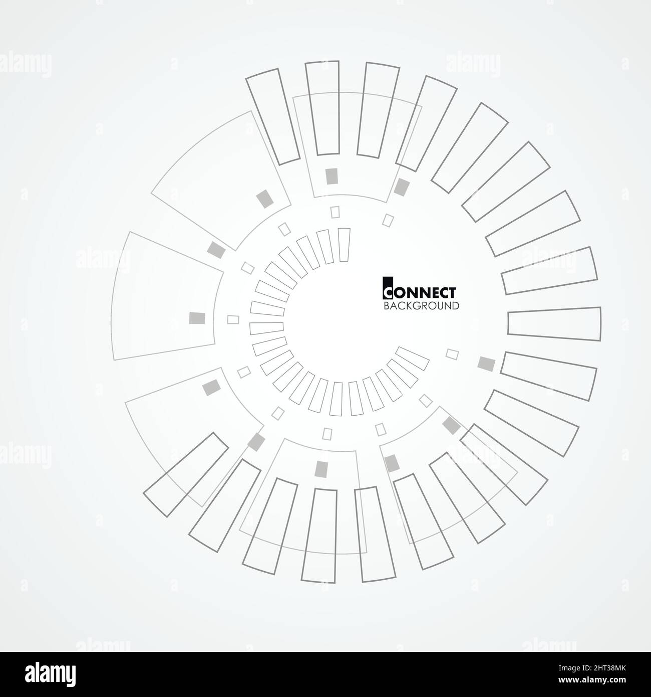 Technological circle with geometry elements Stock Vector Image & Art ...