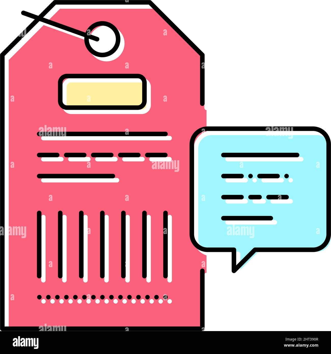 qr code on label color icon vector isolated illustration Stock Vector ...