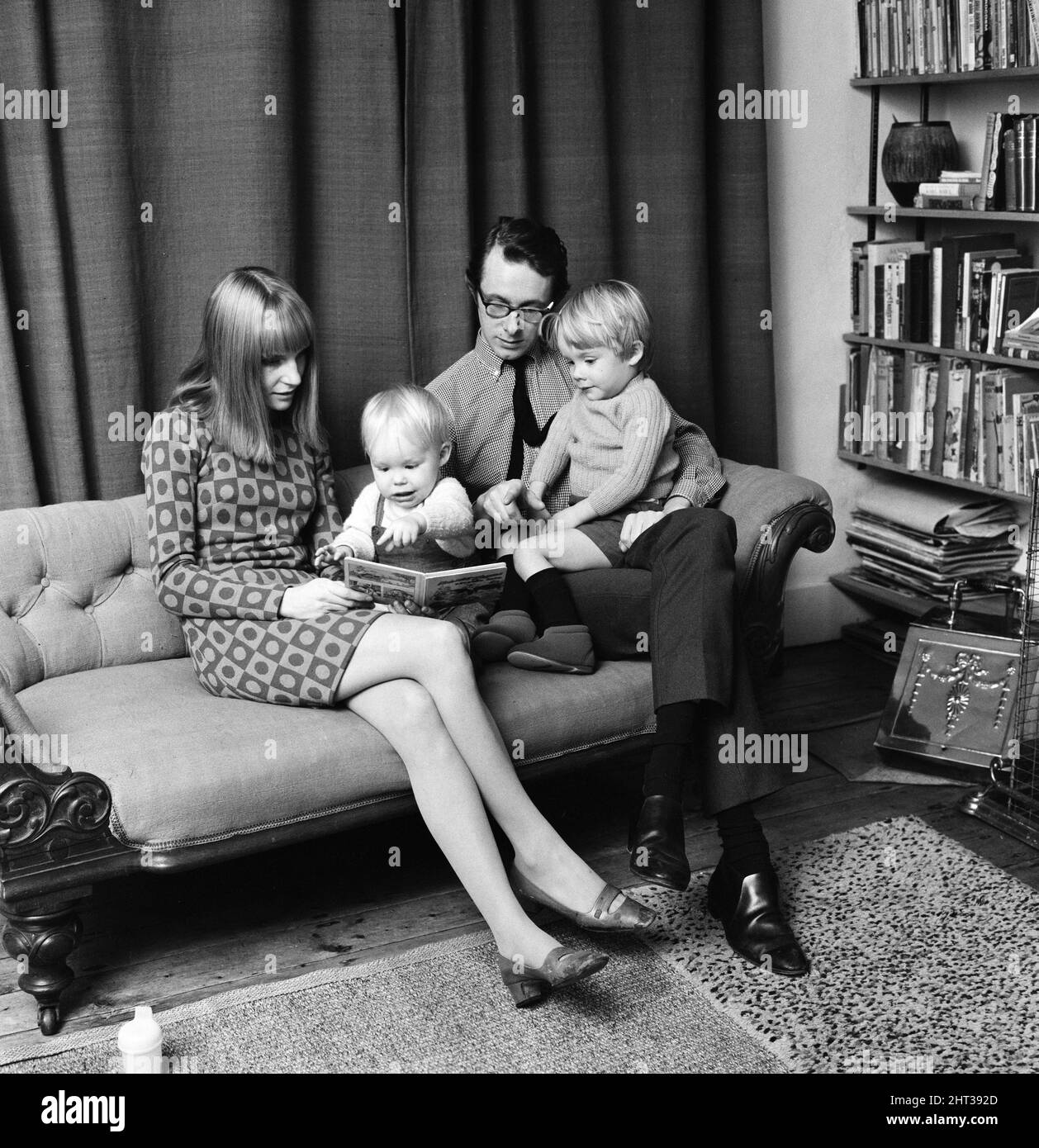 Kenneth Loach, aged 30, director of "Cathy Come Home" at home in Barnes ...