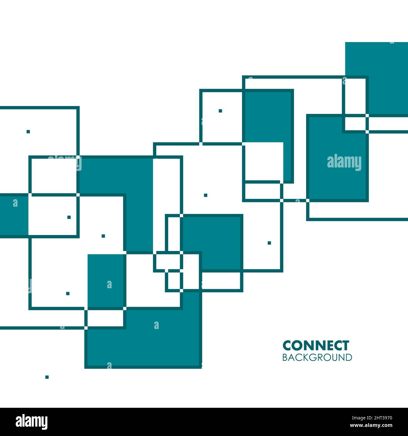 Overlapping squares background. Vector illustration Stock Vector Image ...