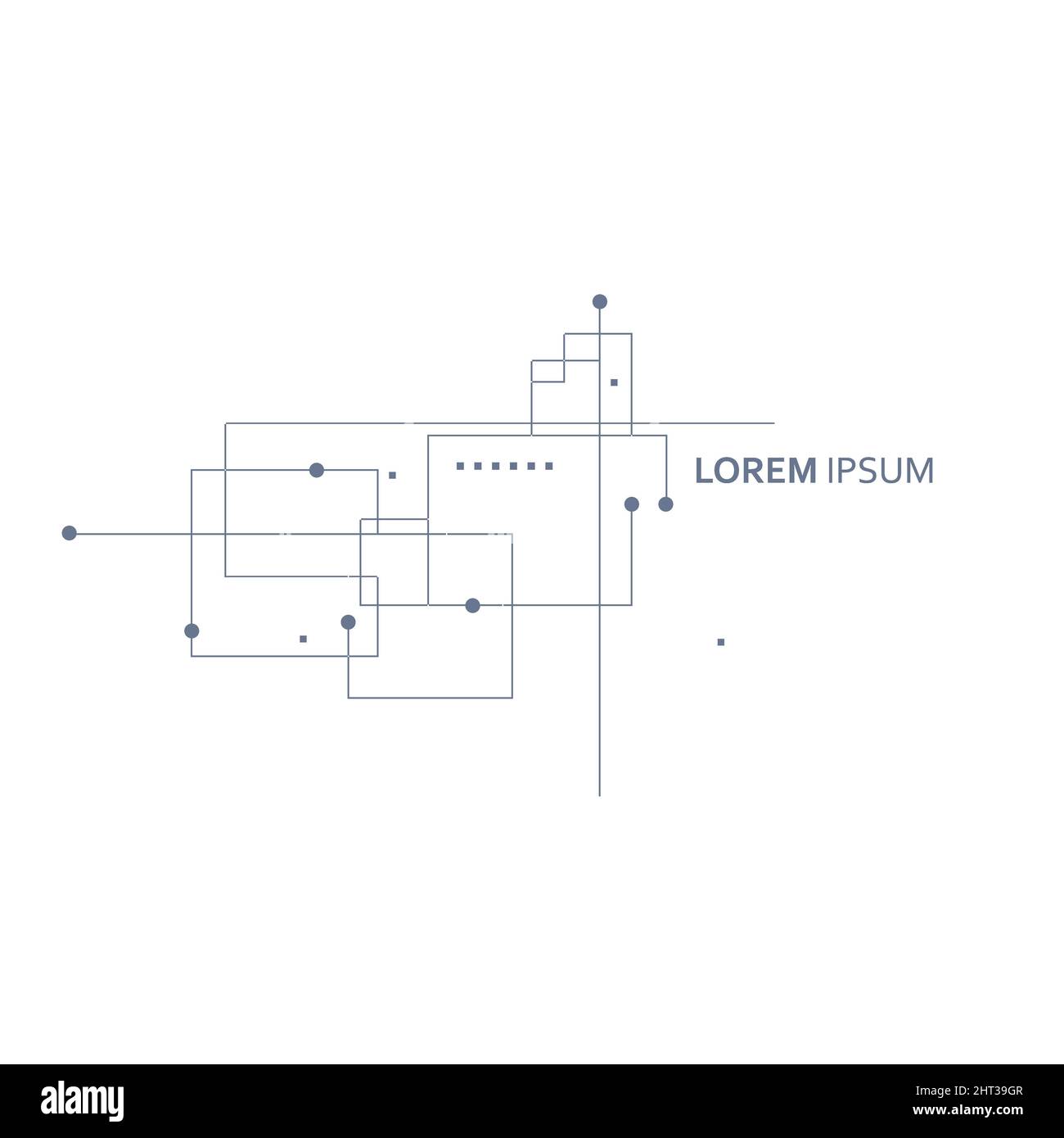 Wireframe element with abstract figure Stock Vector Image & Art - Alamy