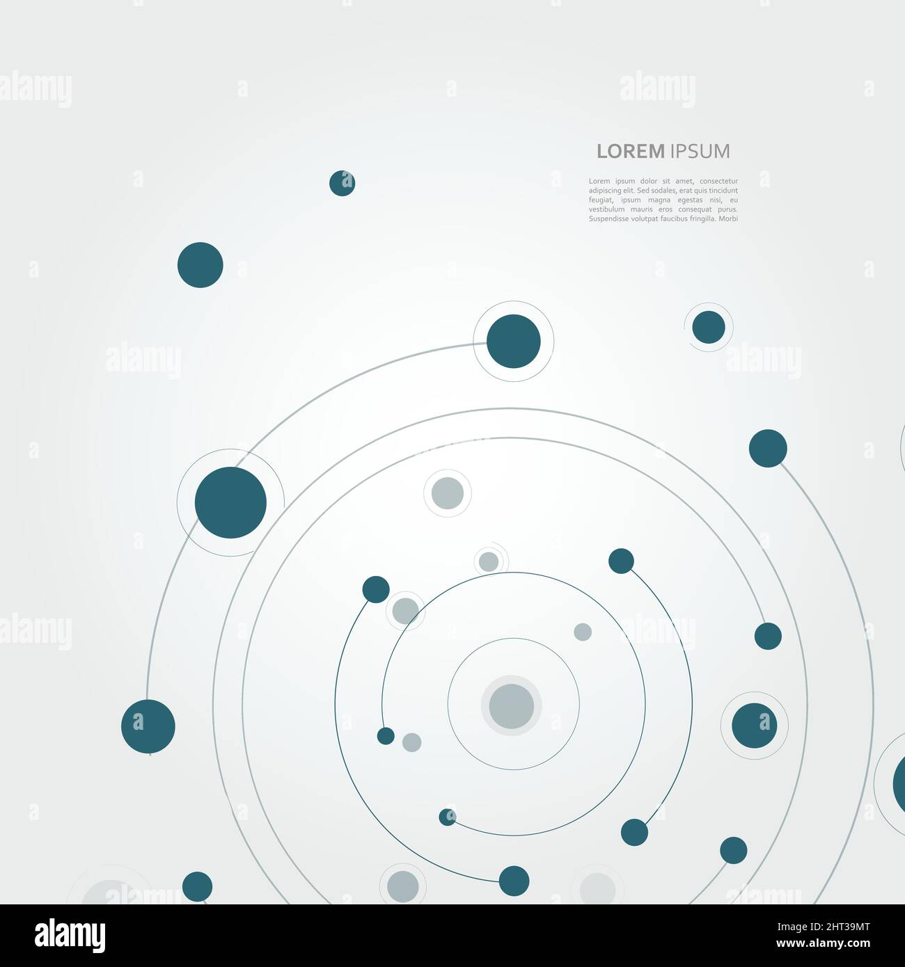 Connect circle background. Vector page template Stock Vector Image ...