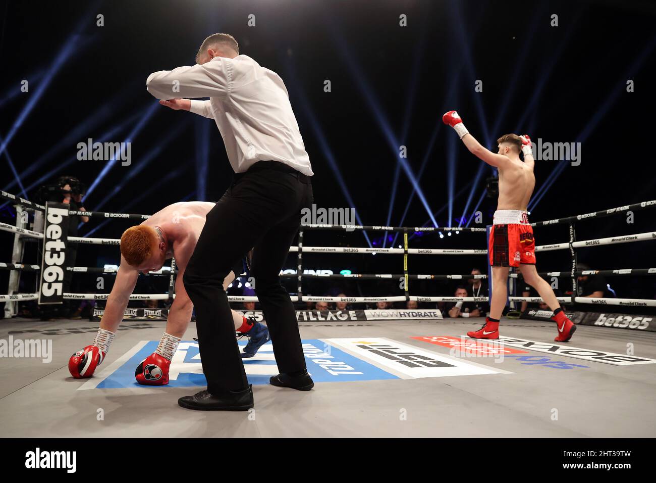 John docherty celebrates hi-res stock photography and images - Alamy