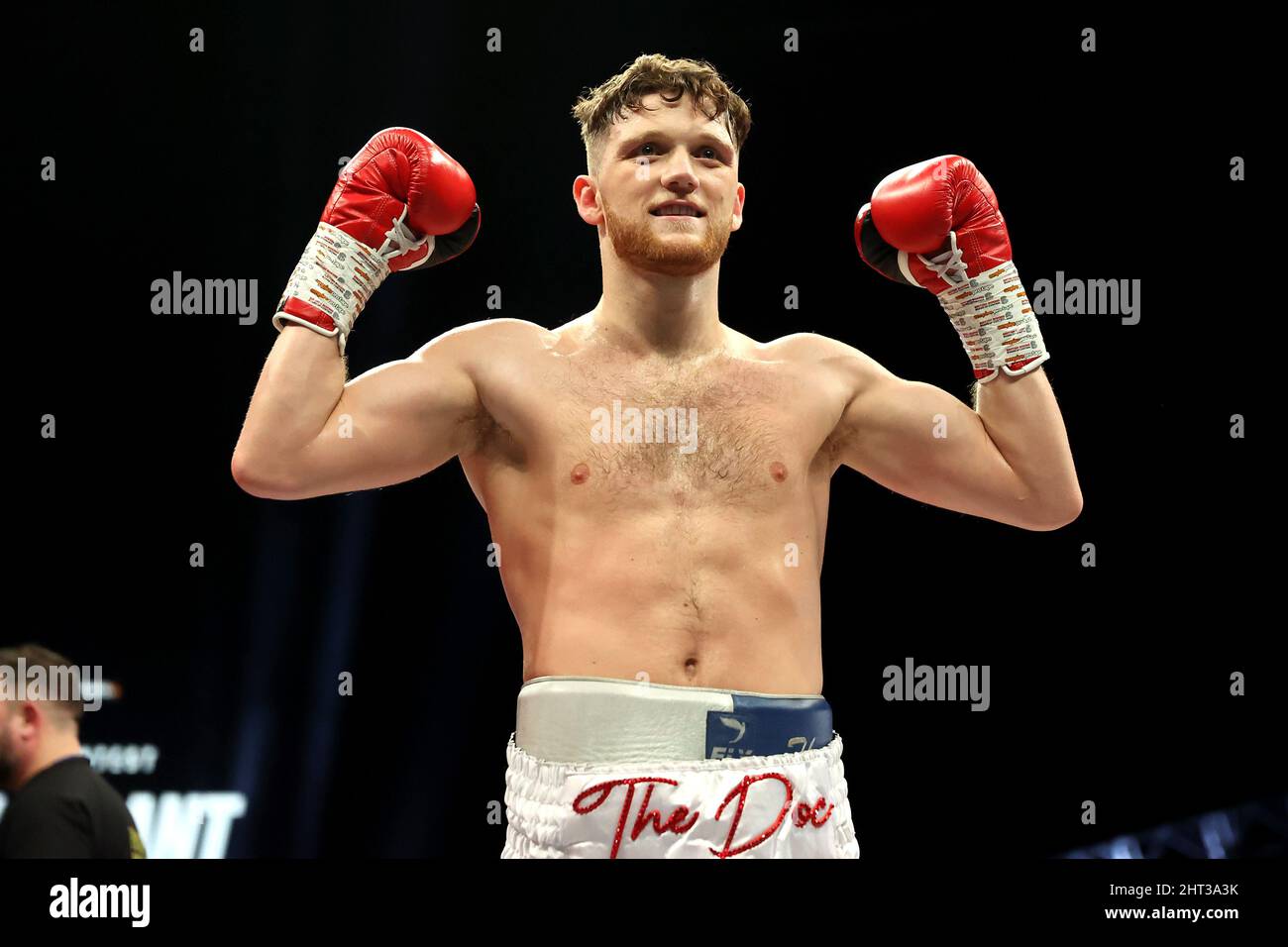 John docherty celebrates hi-res stock photography and images - Alamy