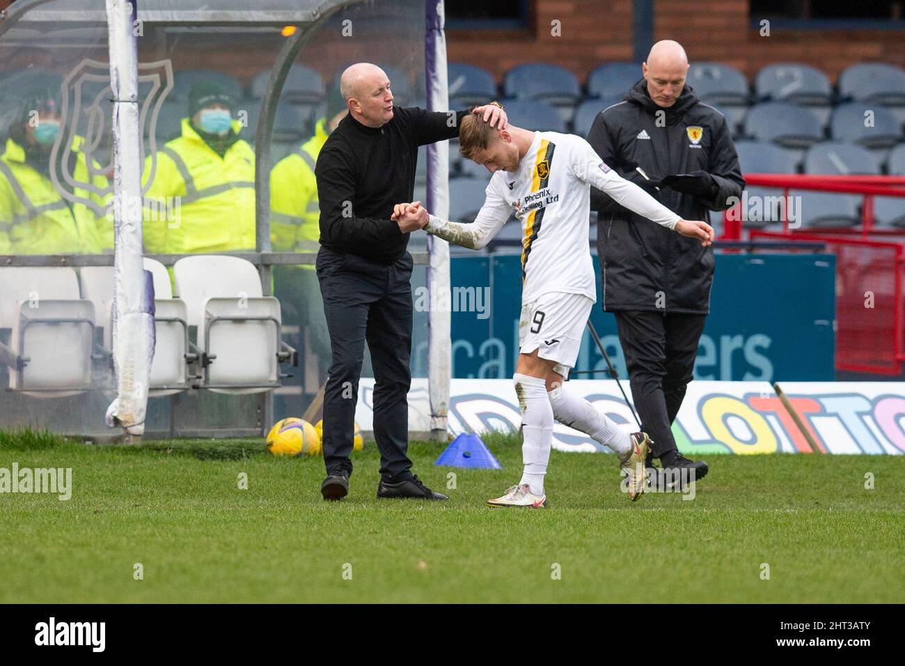 26th February 2022 ; Dens Park, Dundee, Scotland: Scottish Premiership ...
