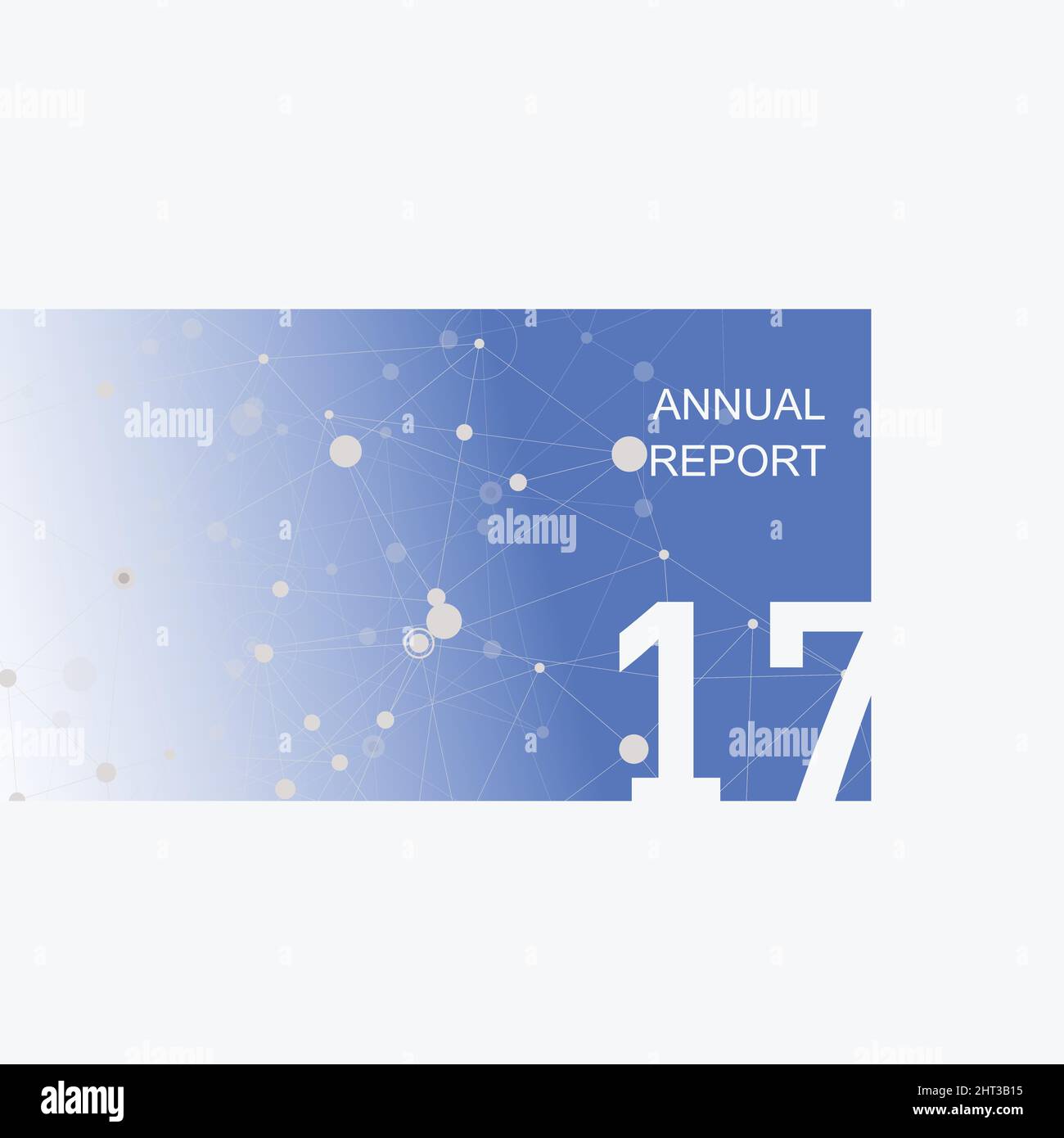 Science Brochure Design Template Vector Molecular Structure With Connected Lines And Dots