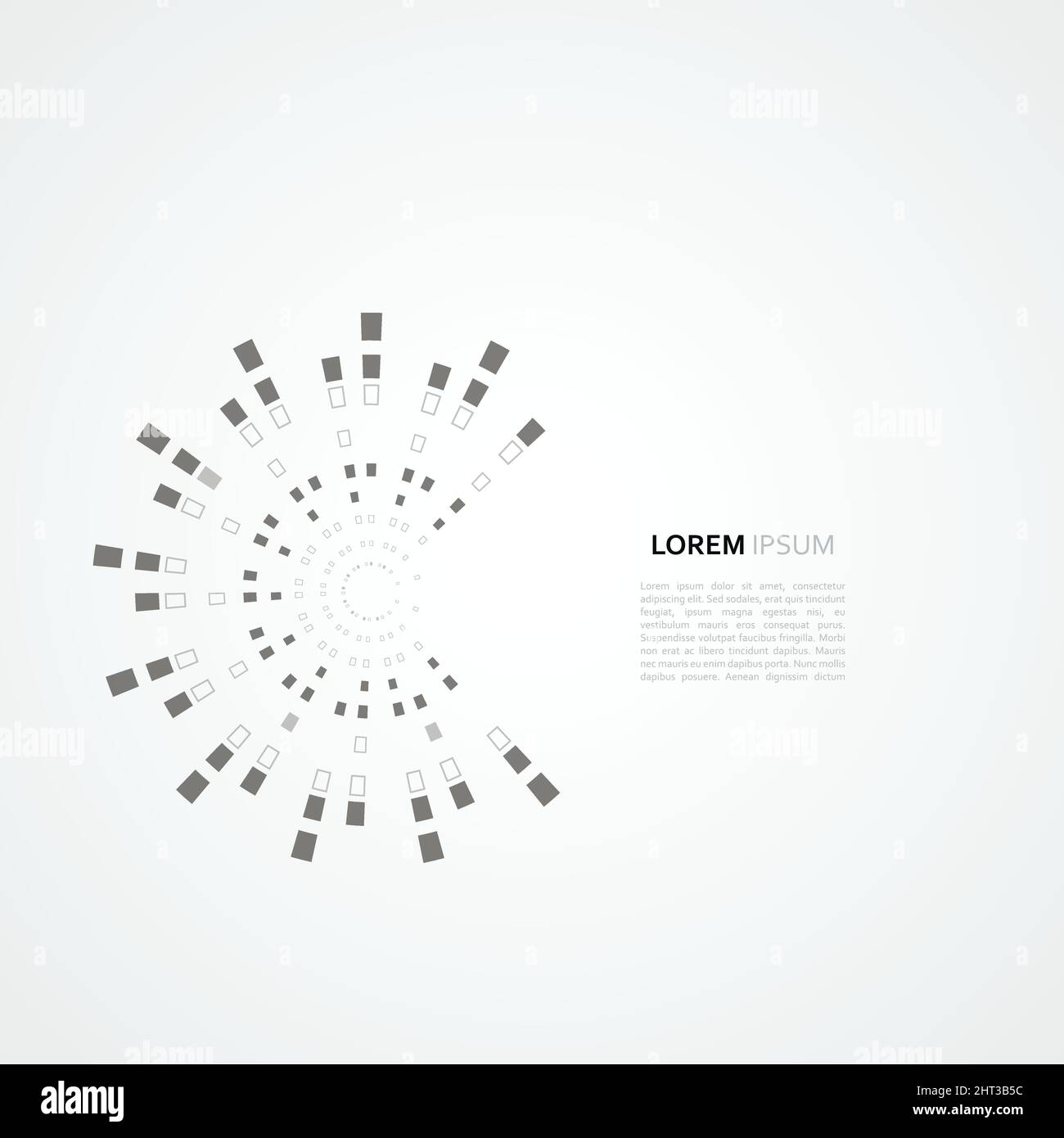 Technology circle design. Modern shapes template. Vector connect lines ...