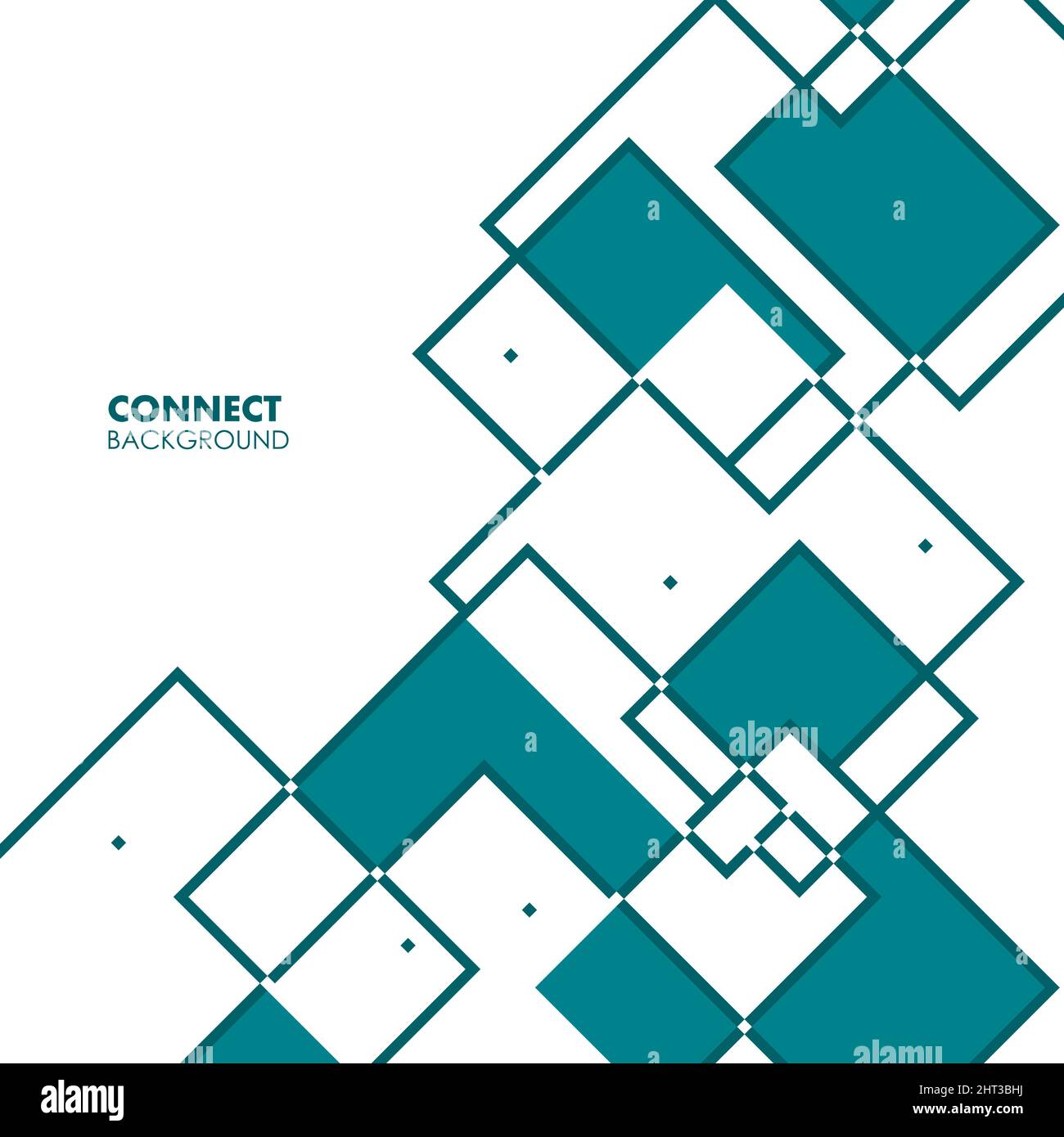 Overlapping squares background. Vector illustration Stock Vector Image ...