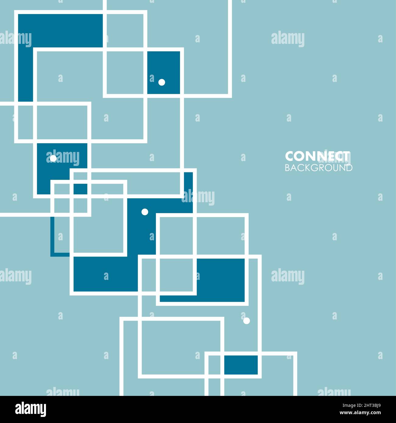 Vector illustration overlapping squares background Stock Vector Image ...