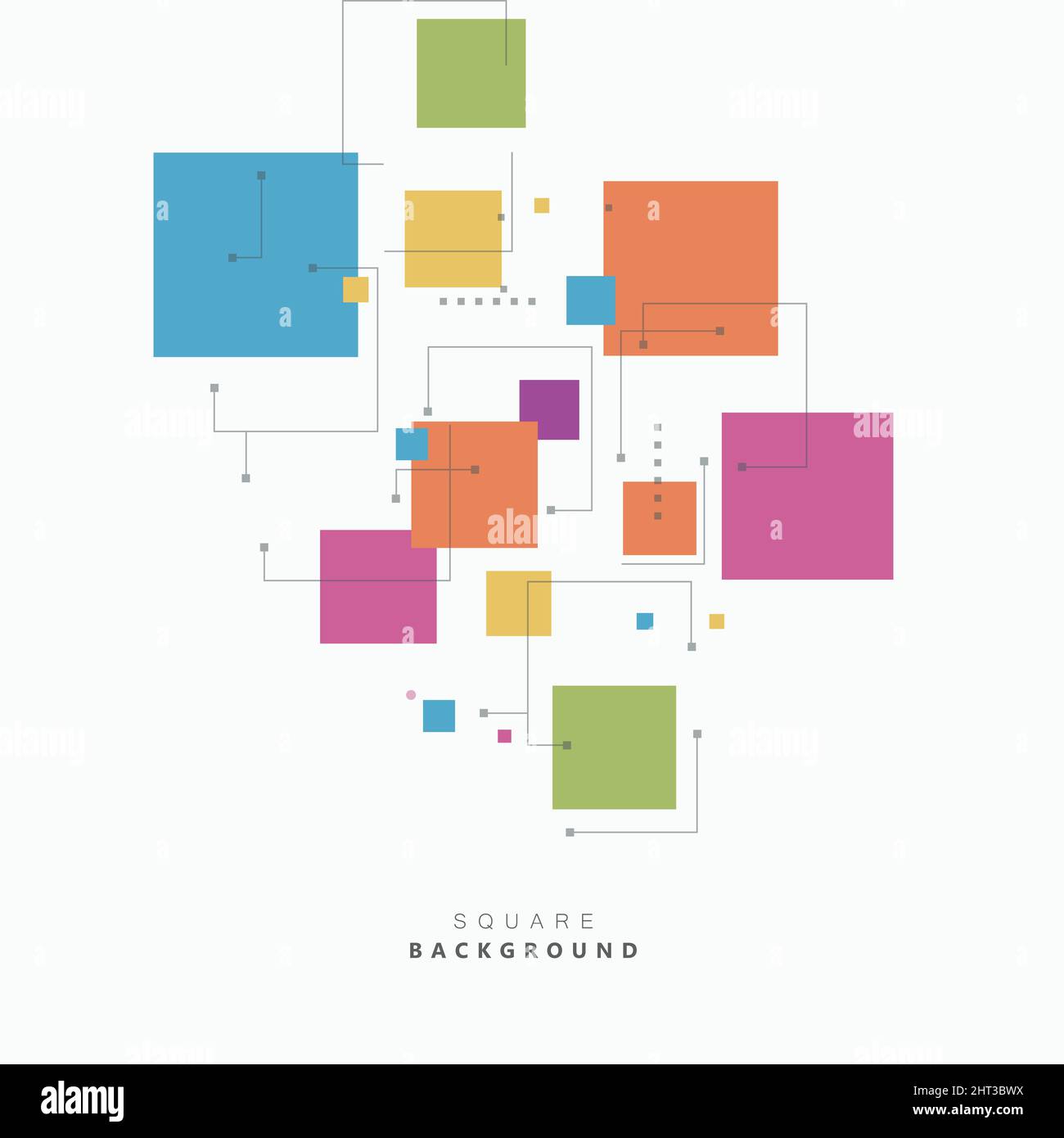 Square different topical colors. Beautiful vector design Stock Vector ...