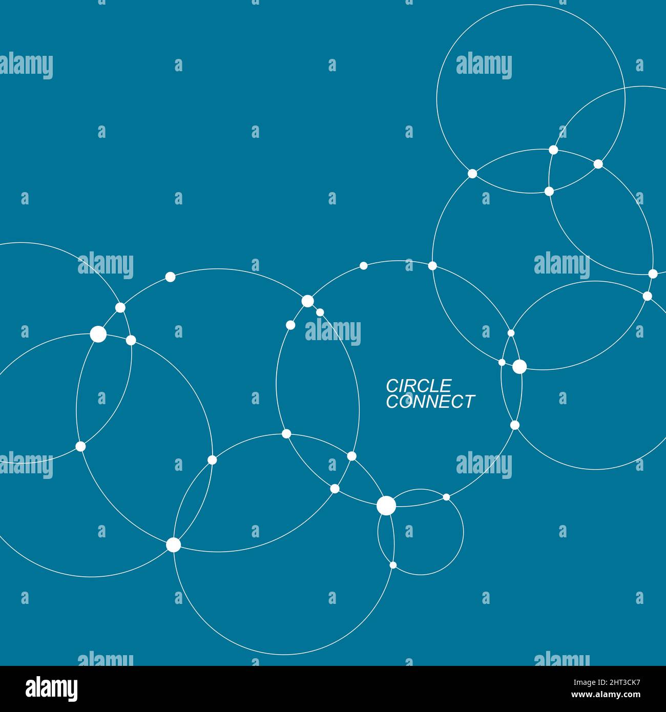 Abstract background with overlapping circles Stock Vector Image & Art ...