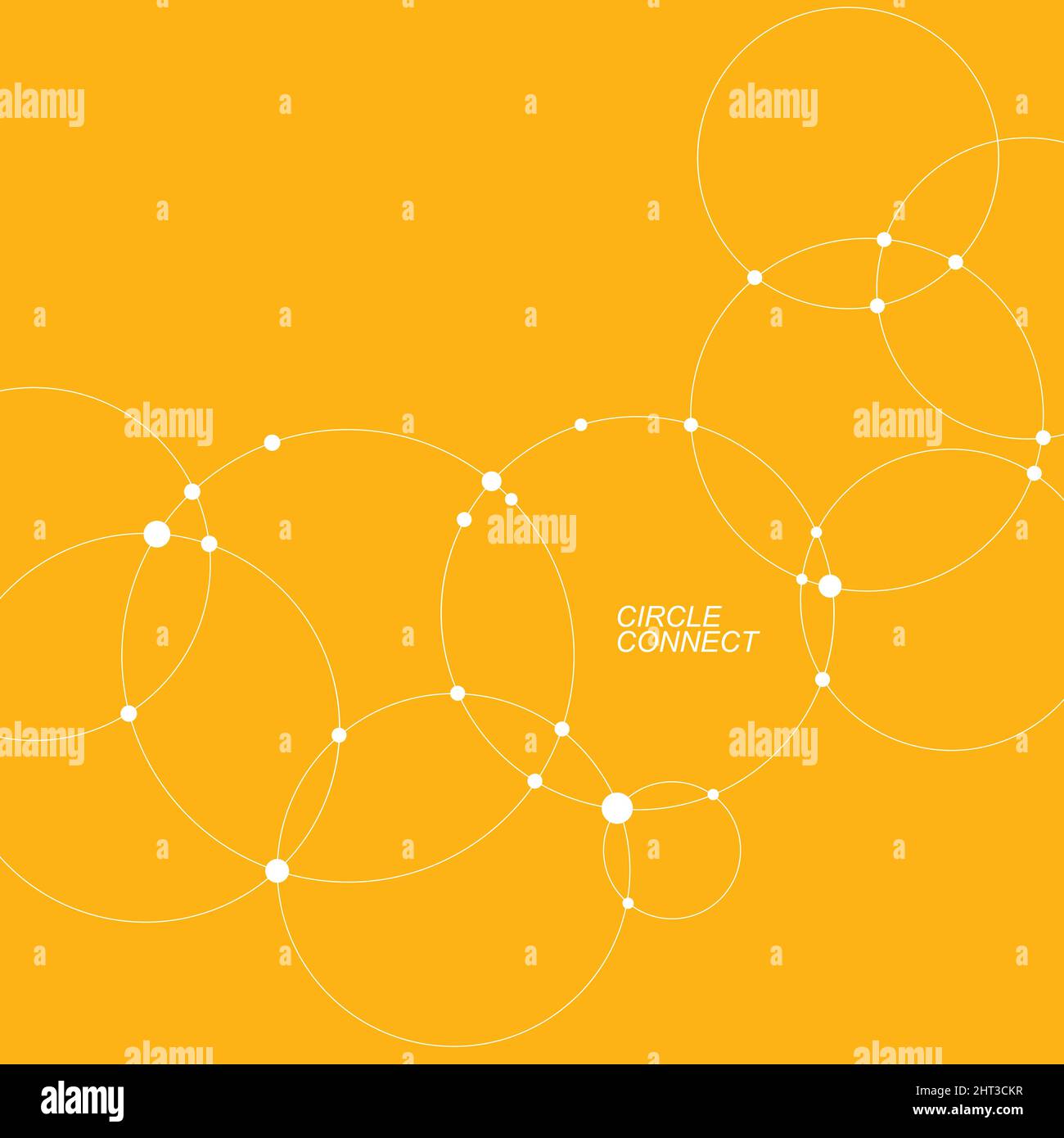 Overlapping circles abstract background Stock Vector Images - Alamy