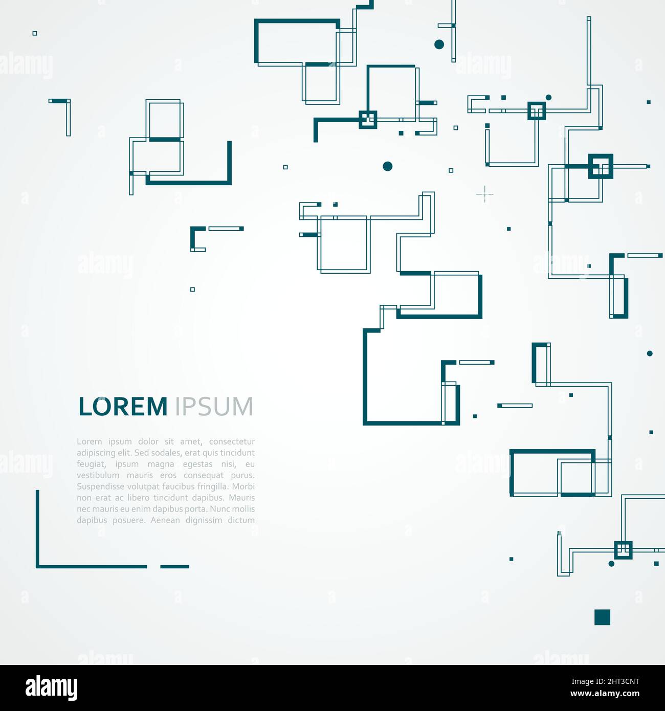 Space line round composition Stock Vector Images - Alamy