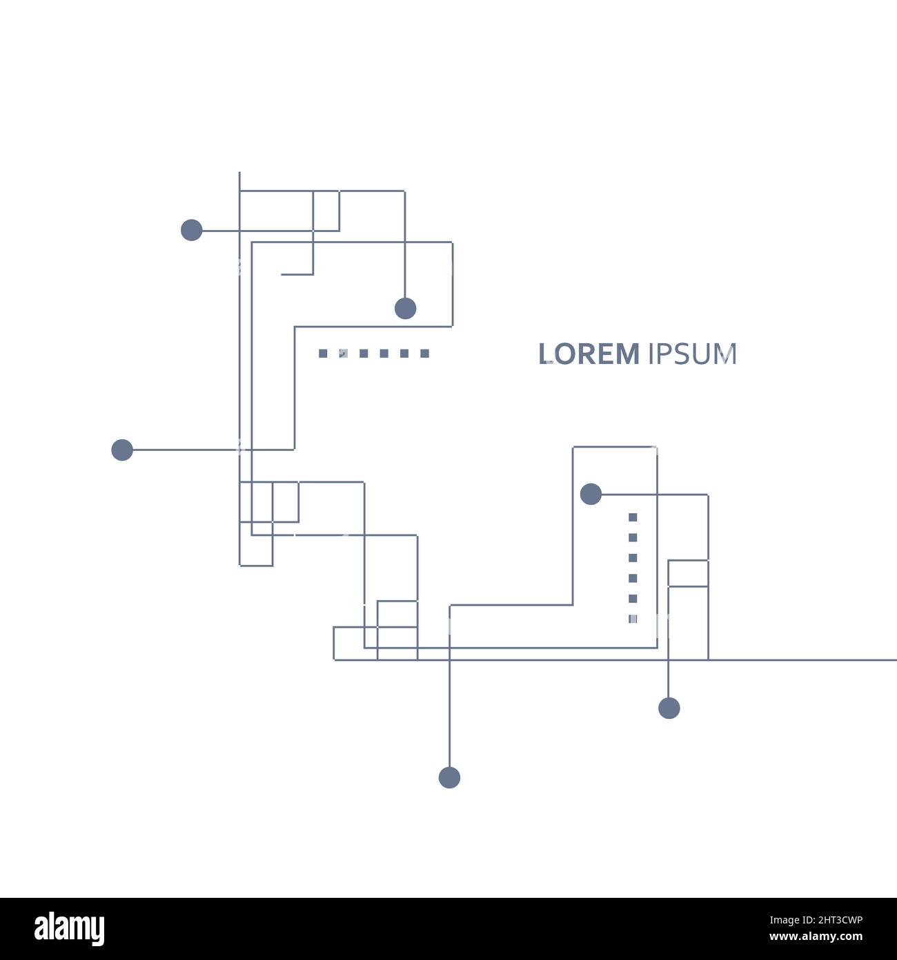 Wireframe element with abstract figure Stock Vector Image & Art - Alamy