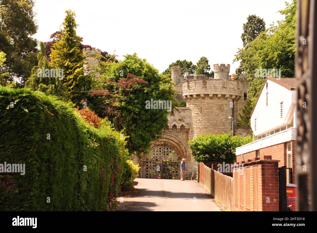 Devizes Wiltshire UK The Castle Stock Photo - Alamy