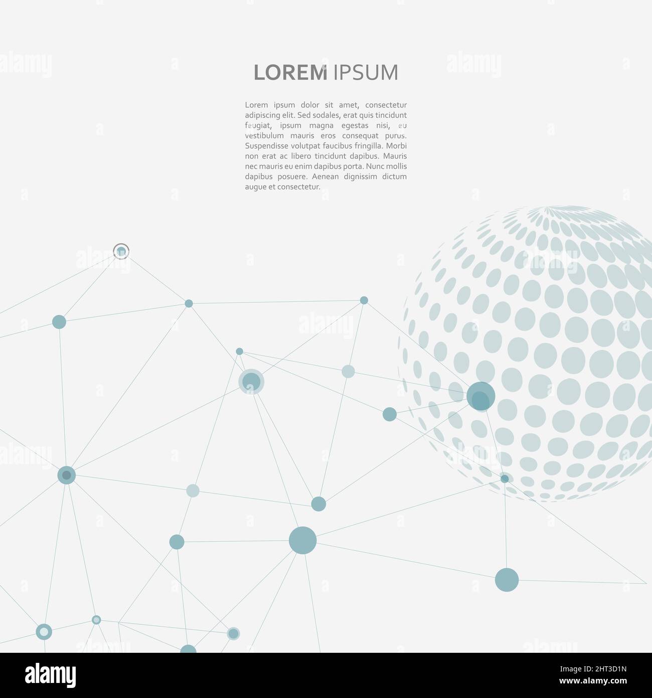 Vector molecule connect with halftone planet Stock Vector Image & Art ...