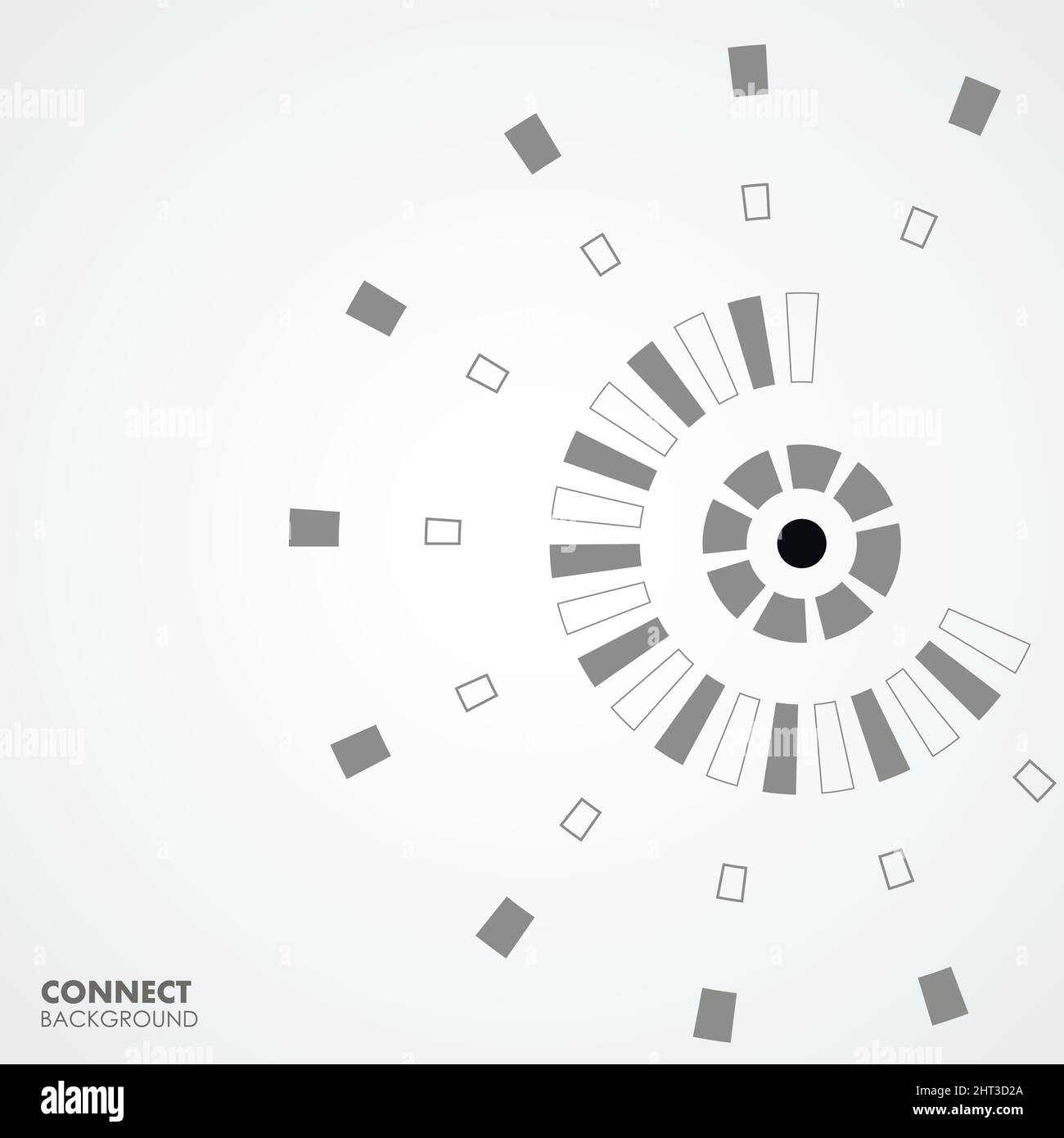 Technological circle with geometry elements Stock Vector Image & Art ...