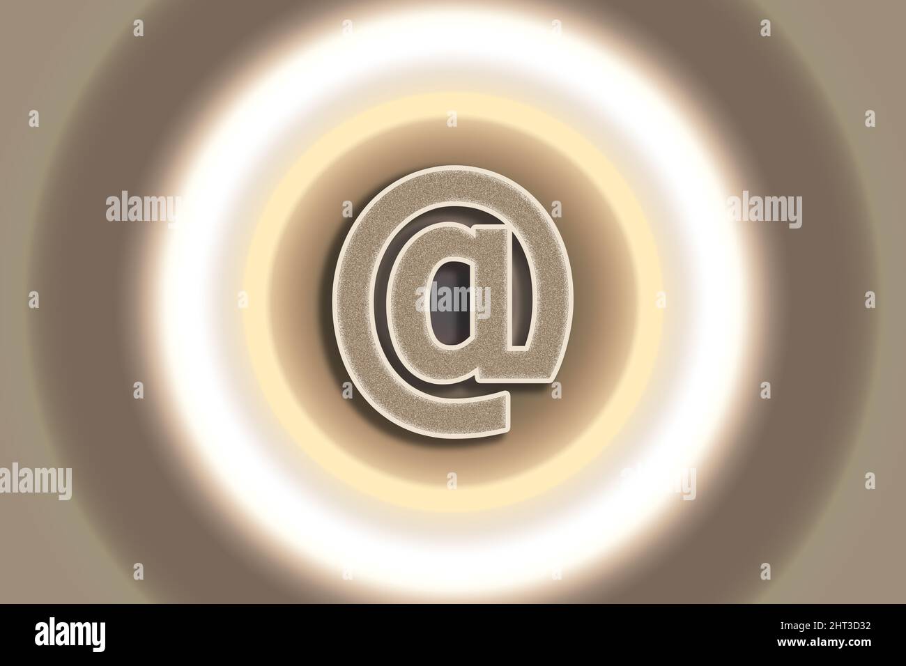 Illustration of an Email and user icon,sign,symbol for marketing or ...