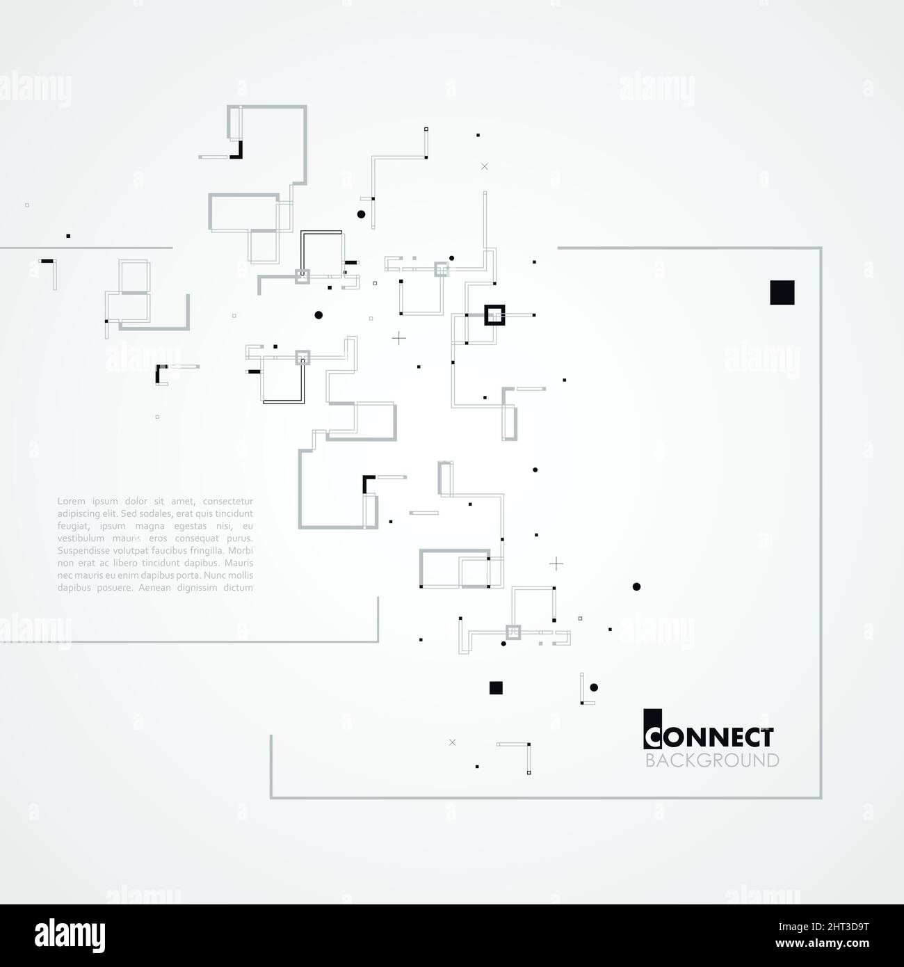 Line, square, circle elements Stock Vector Image & Art - Alamy