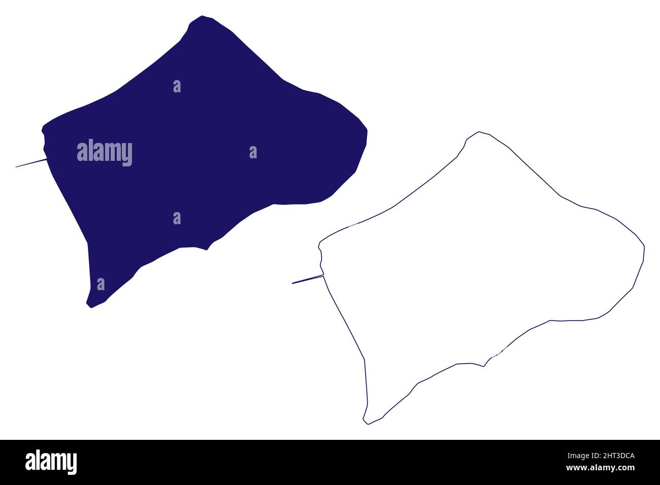 Little inagua travel map hi-res stock photography and images - Alamy