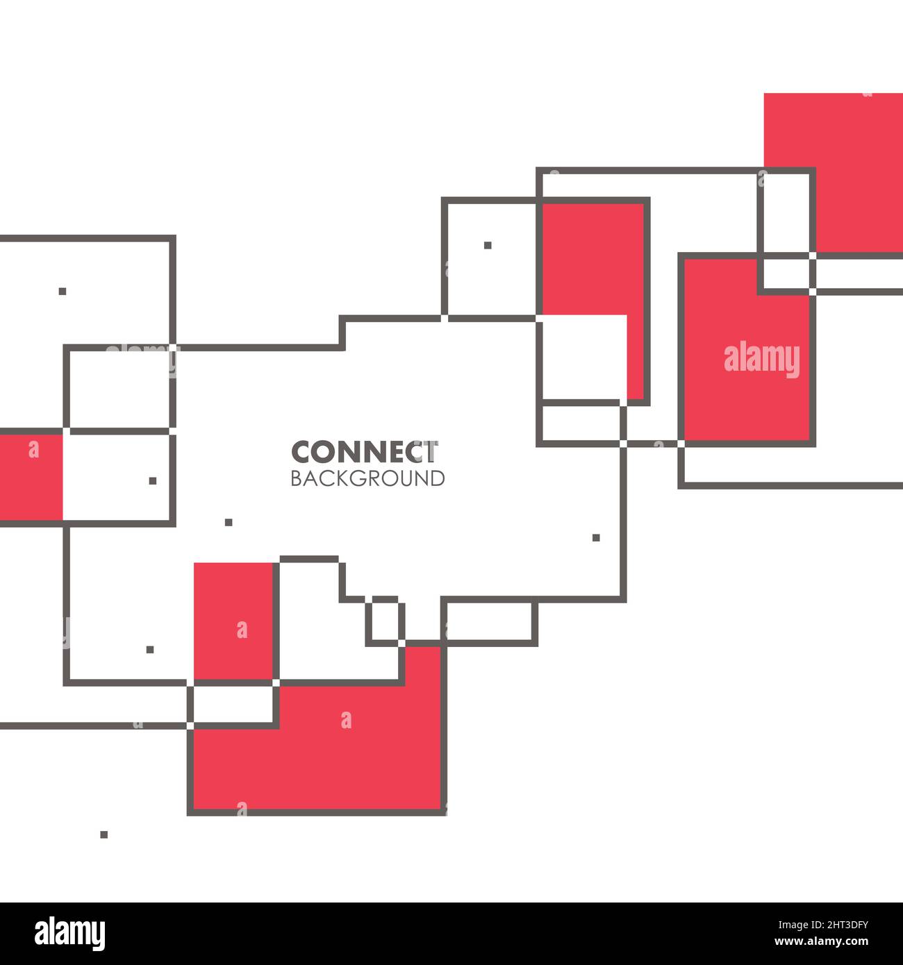 Overlapping squares background. Vector illustration Stock Vector Image ...