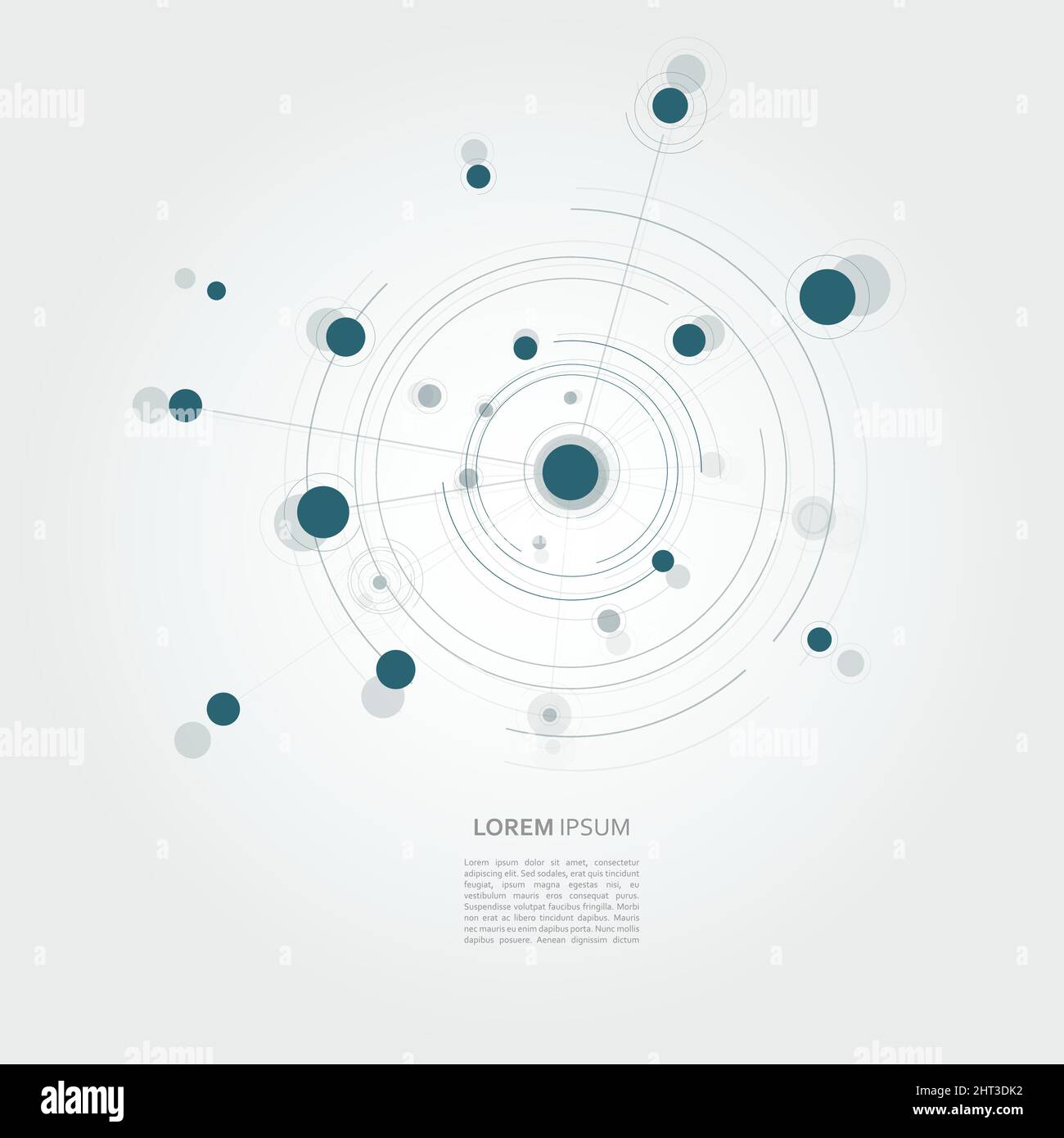Connect circle background. Vector page template Stock Vector Image ...