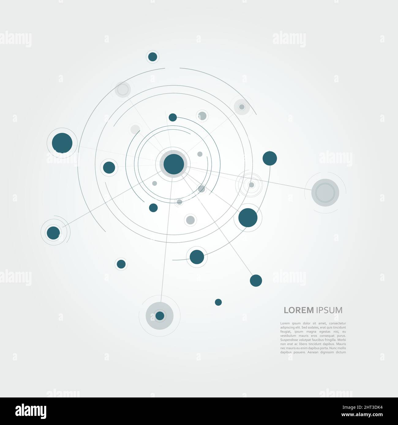 Connect circle background. Vector page template Stock Vector Image ...